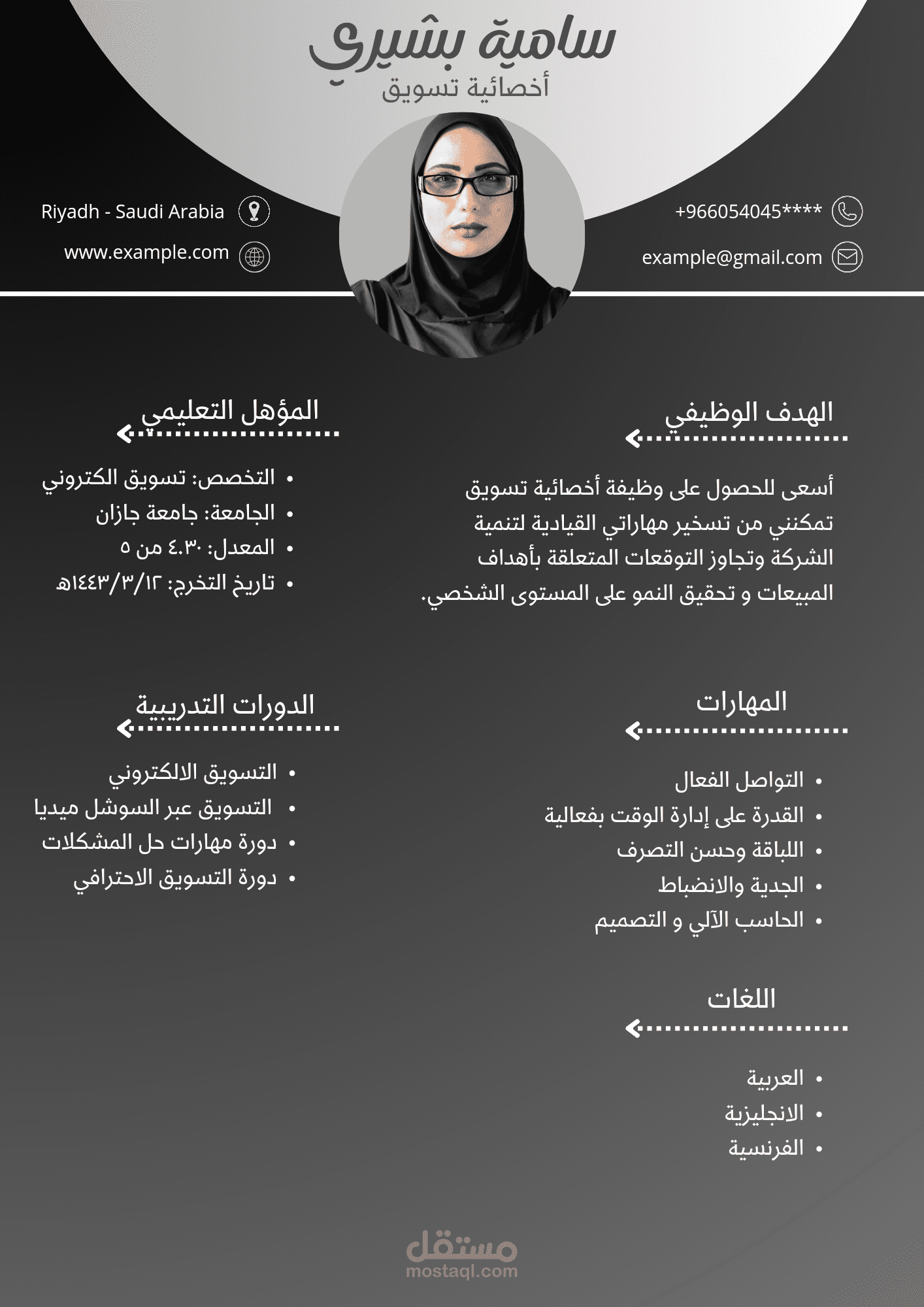 تصميم قوالب جاهزة للاستخدامات المختلفة | مستقل