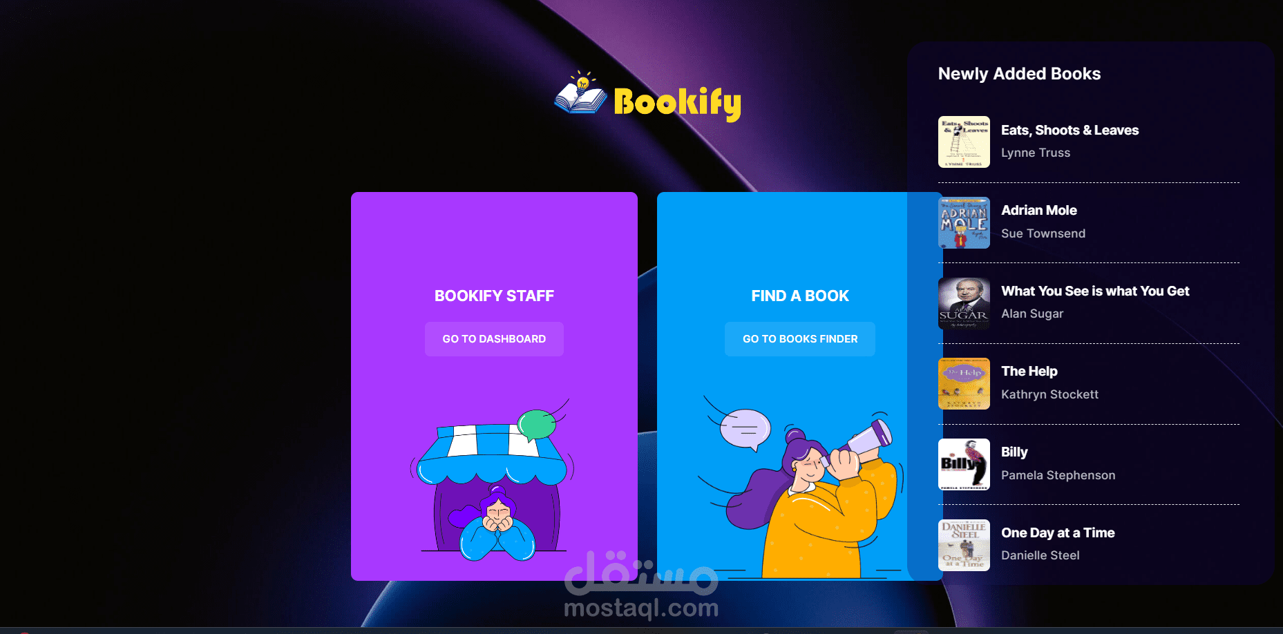 Bookify web | مستقل