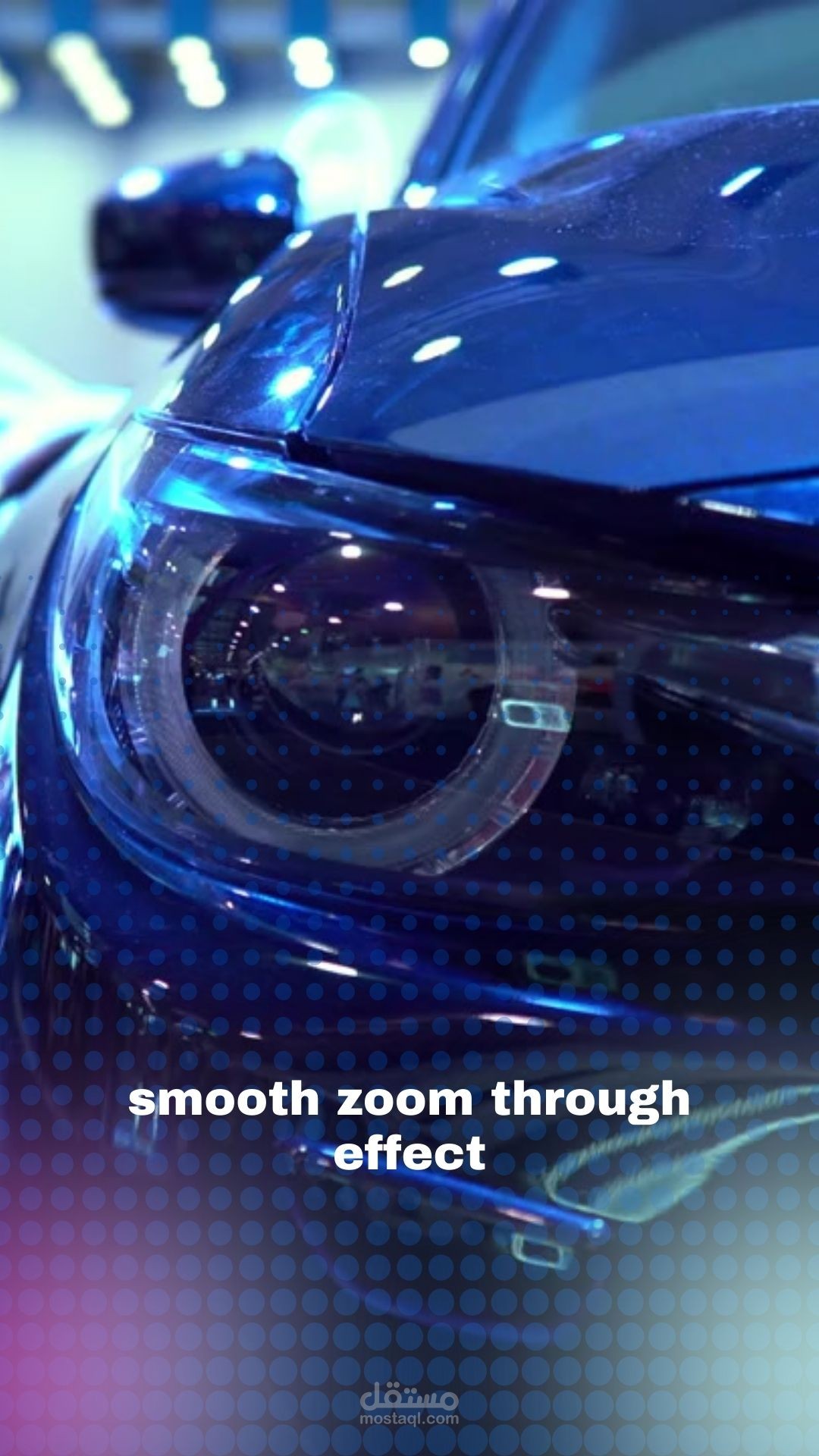 smooth zoom through effect | مستقل