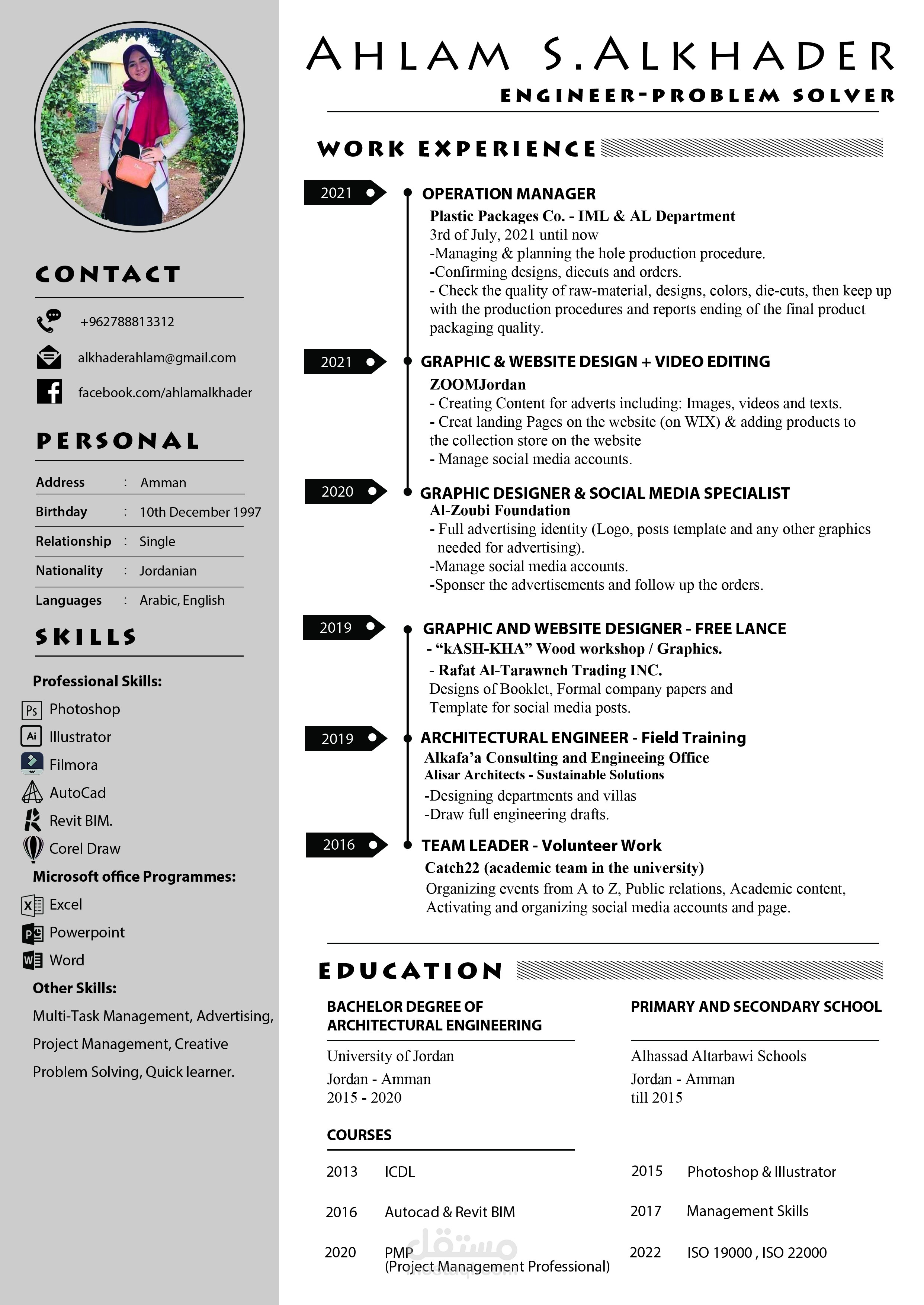 السيرة الذاتية CV | مستقل