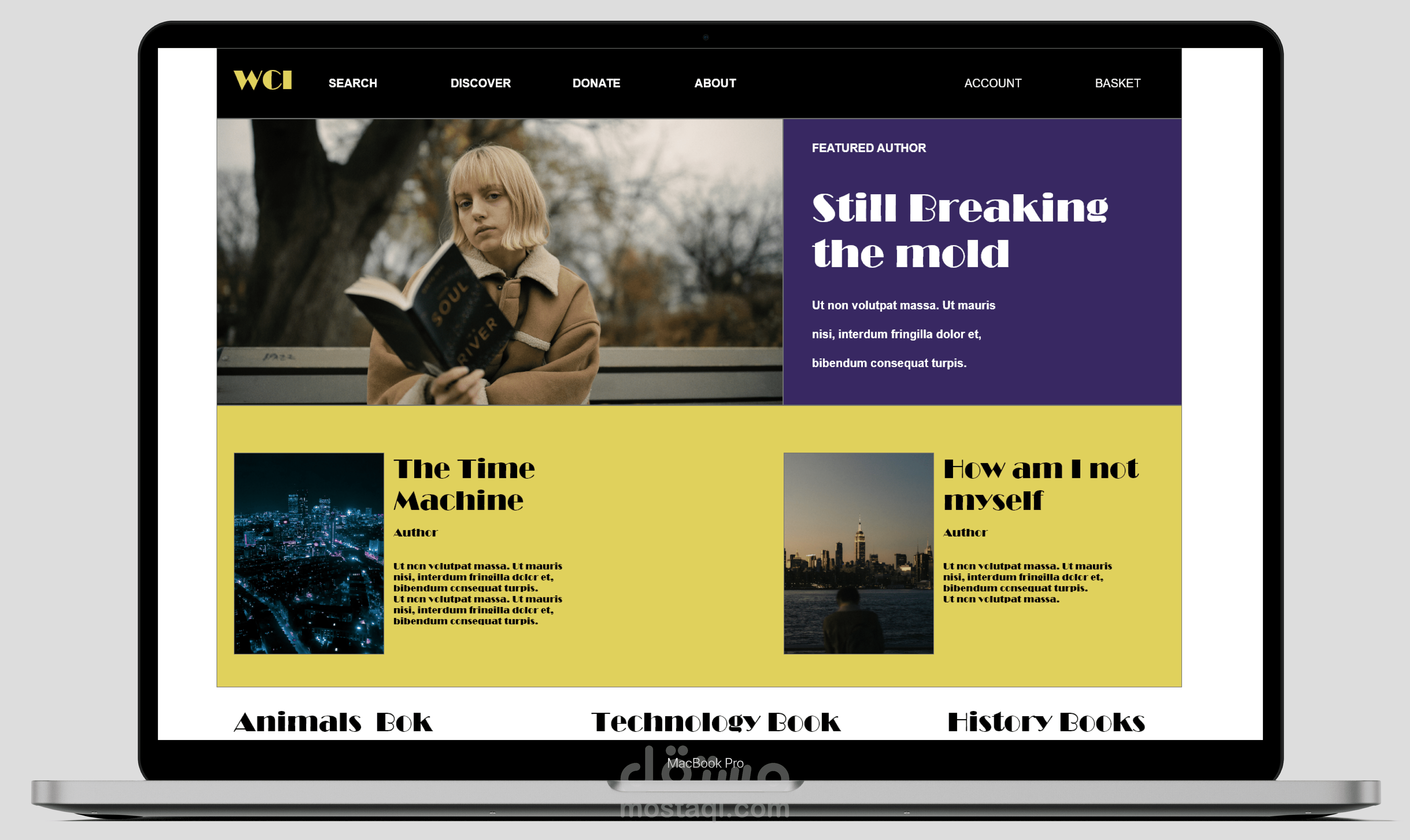 Wisconsin county library Website UX/UI | مستقل