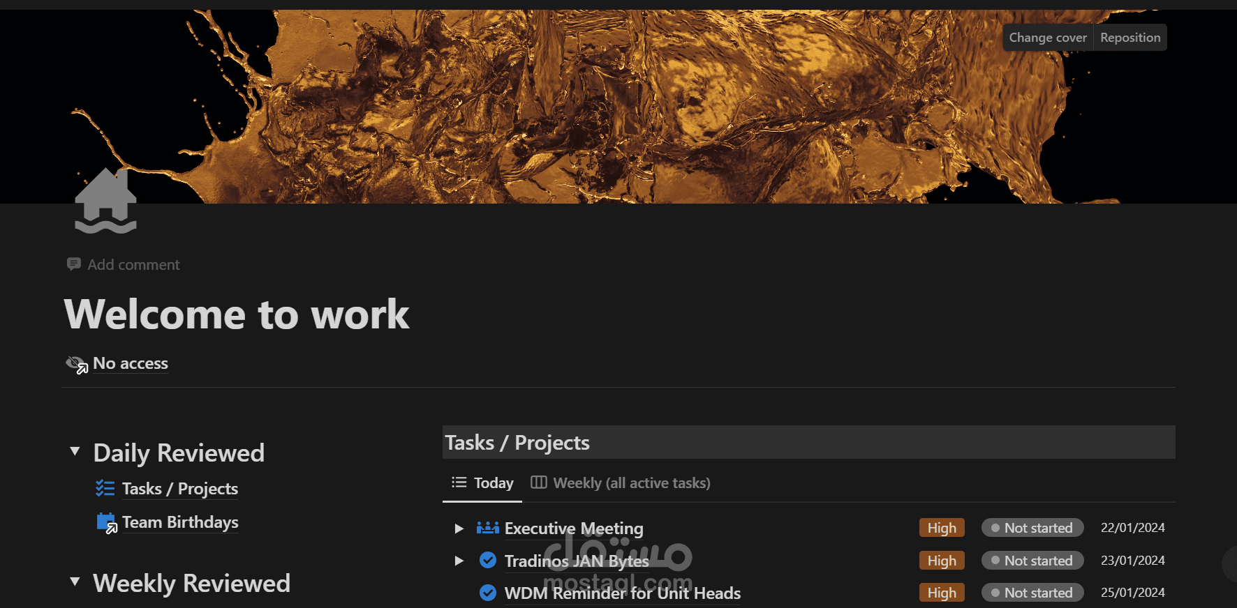 Notion Workspace Expert | مستقل Notion Workspace Expert | مستقل