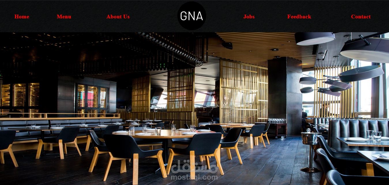 Website for a restaurant | مستقل