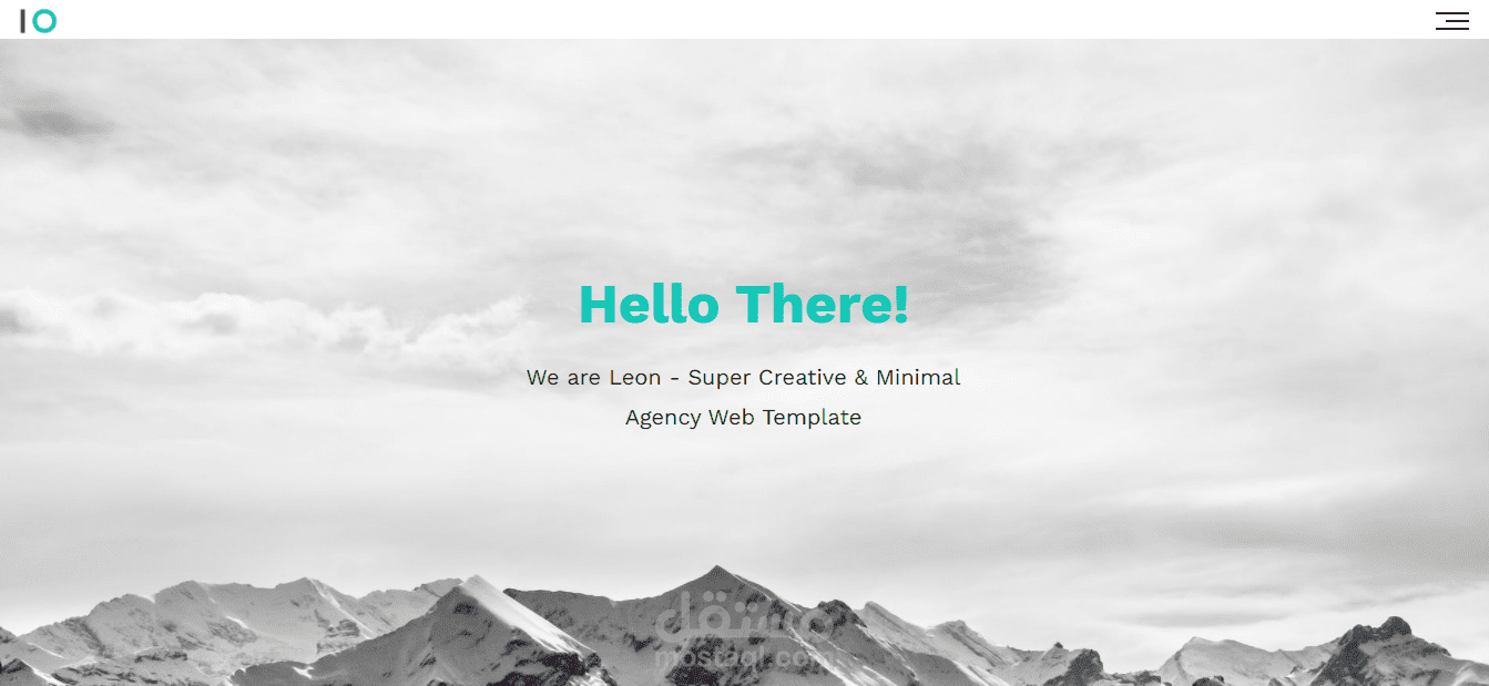Html Css And Js Template مستقل 0570