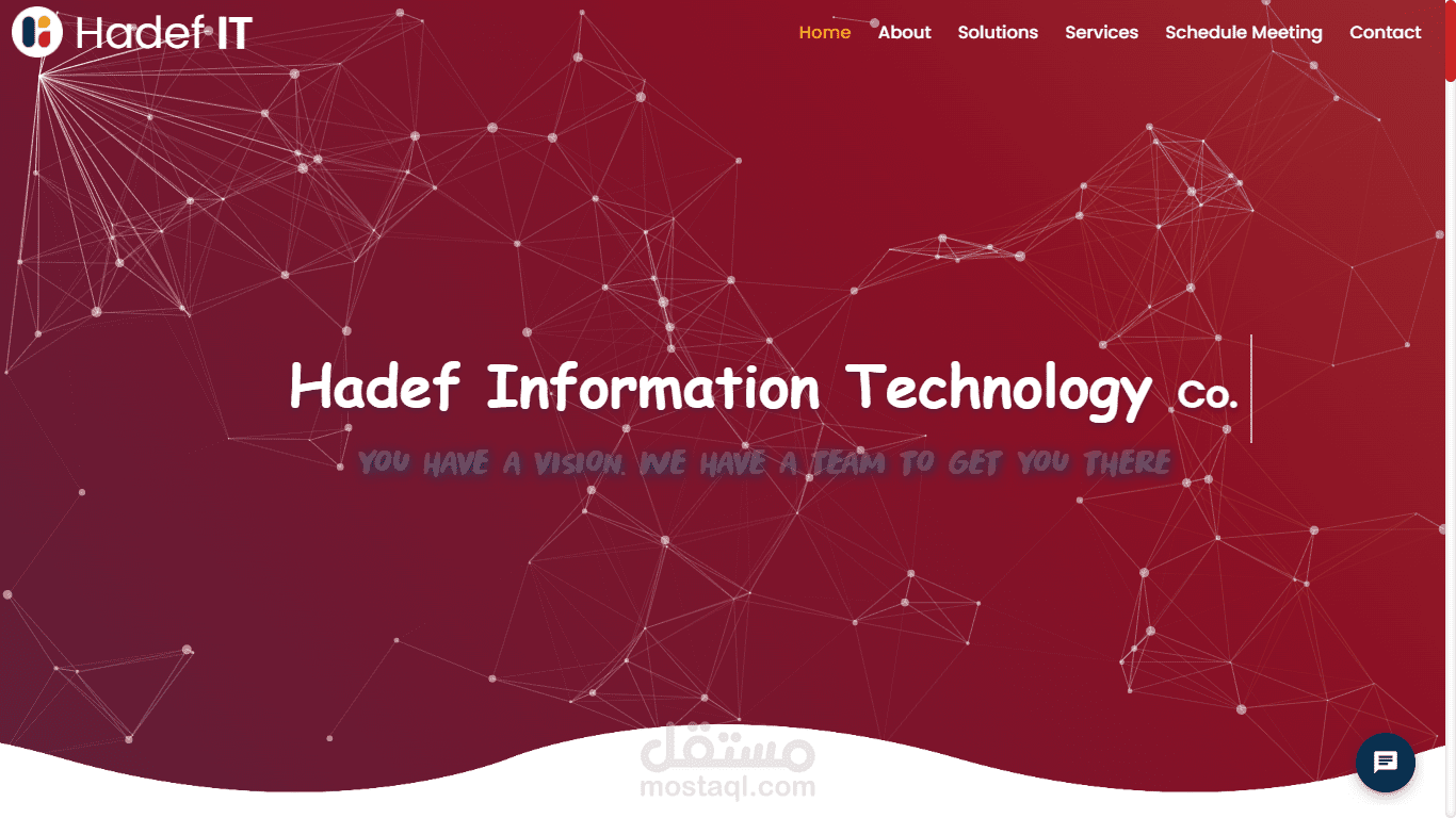 ويب سايت Hadef IT | مستقل