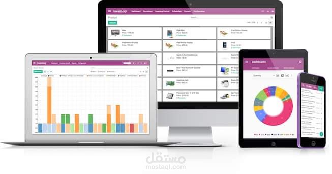 Python erp odoo system | مستقل