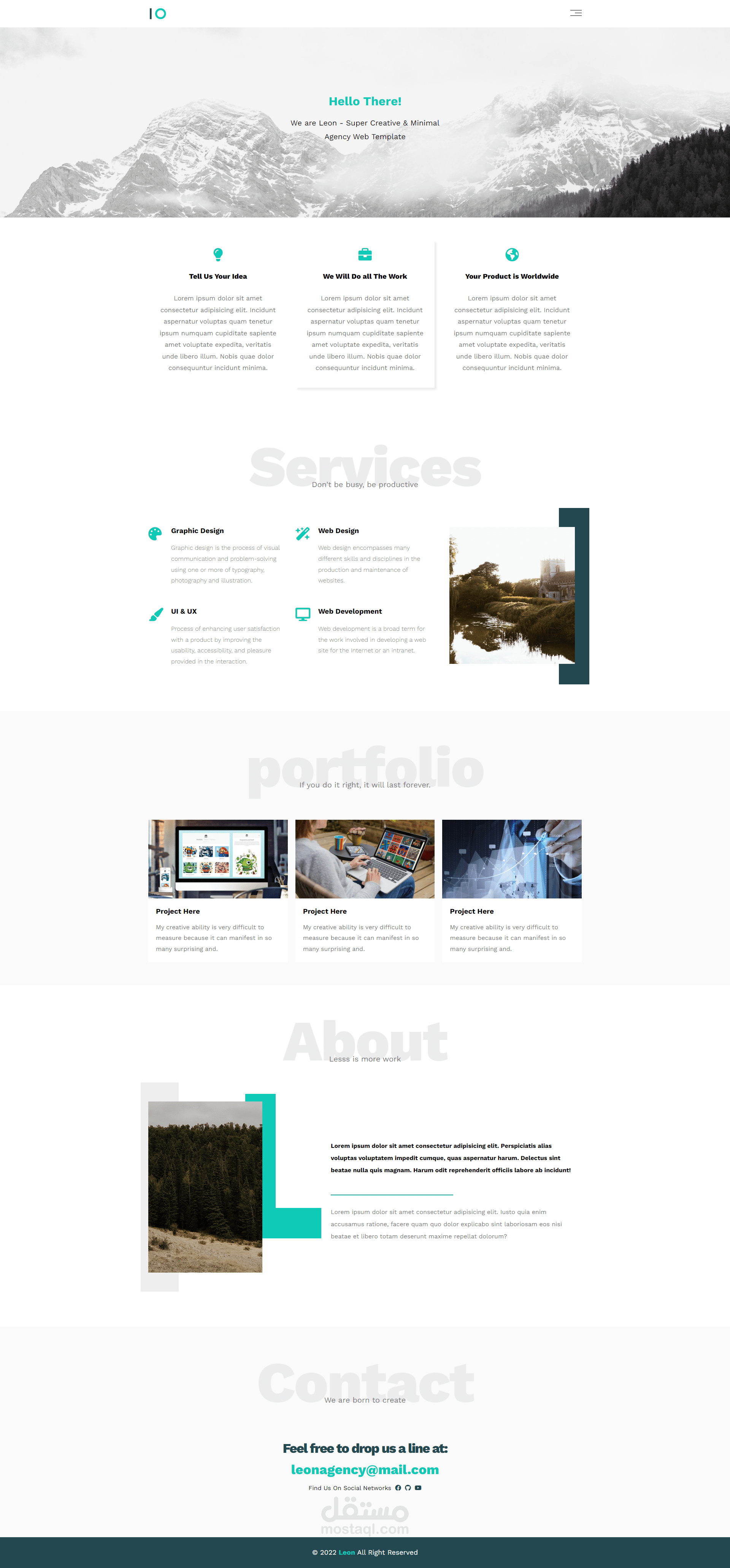 Leon-Template | مستقل