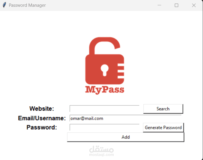 Password Manager مستقل 0038
