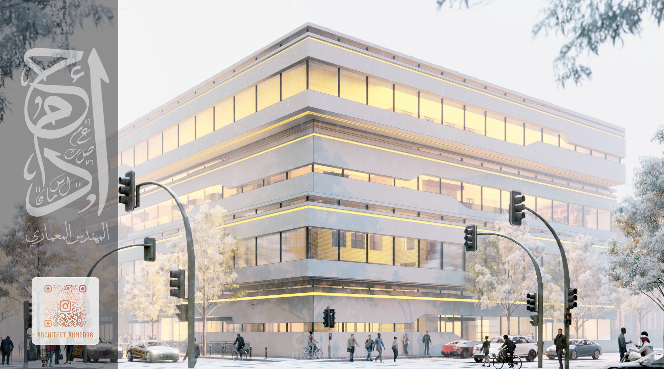 CGI-Commercial Office Building | مستقل