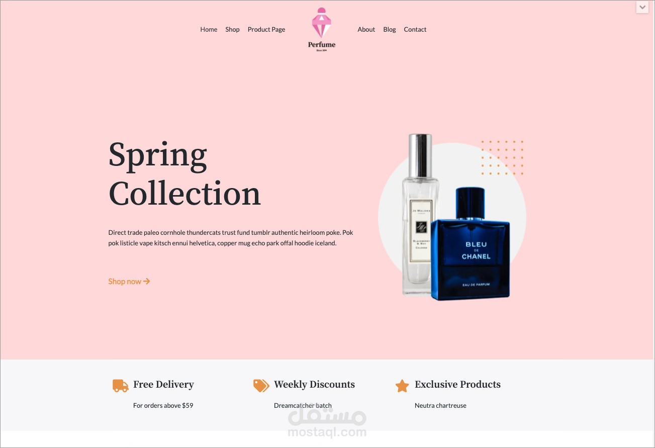 create ecommerce website using wordpress online store | مستقل create ecommerce website using wordpress online store | مستقل