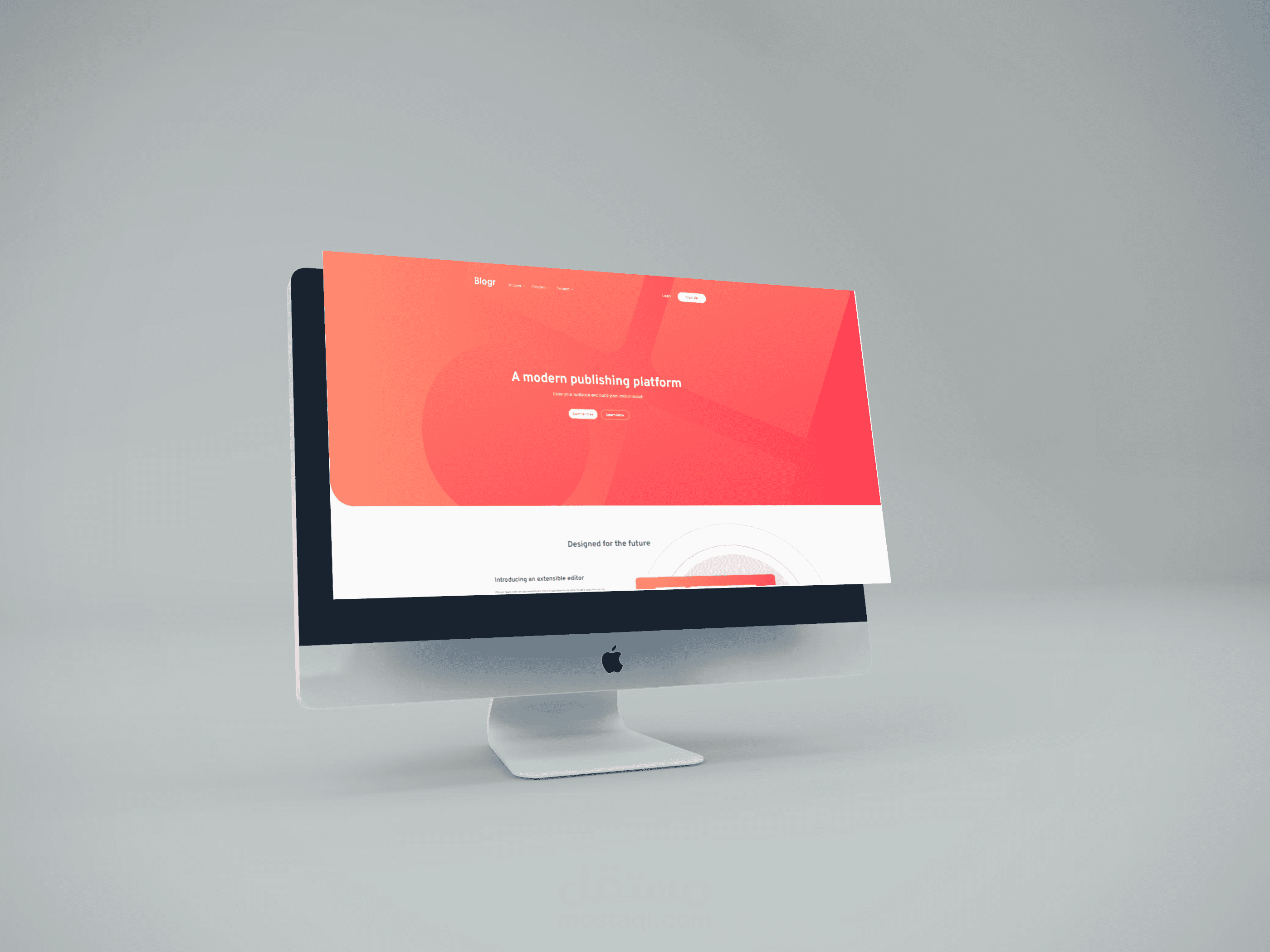 Blogr - صفحة هبوط عن منصة بلوجر للمدوانات | مستقل