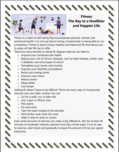 Fitness The Key to a Healthier and Happier Life | مستقل