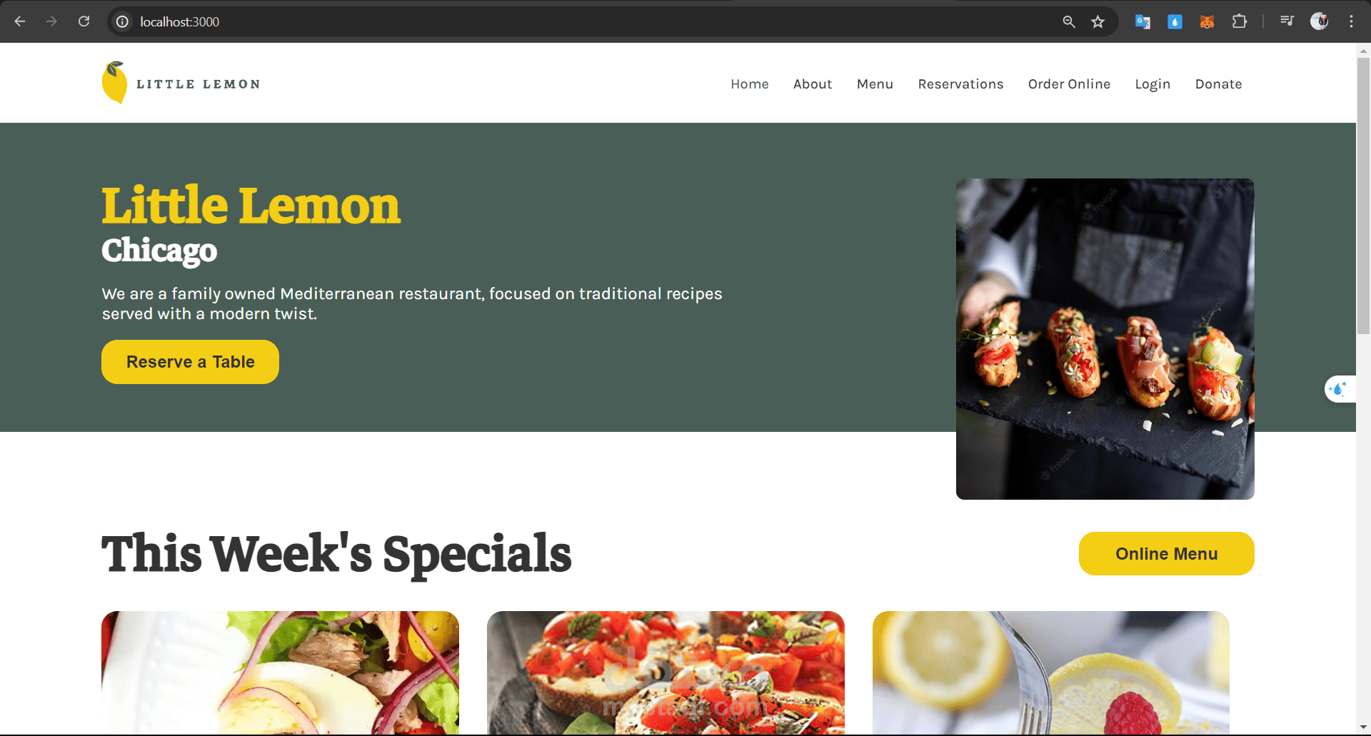 Little-Lemon | مستقل