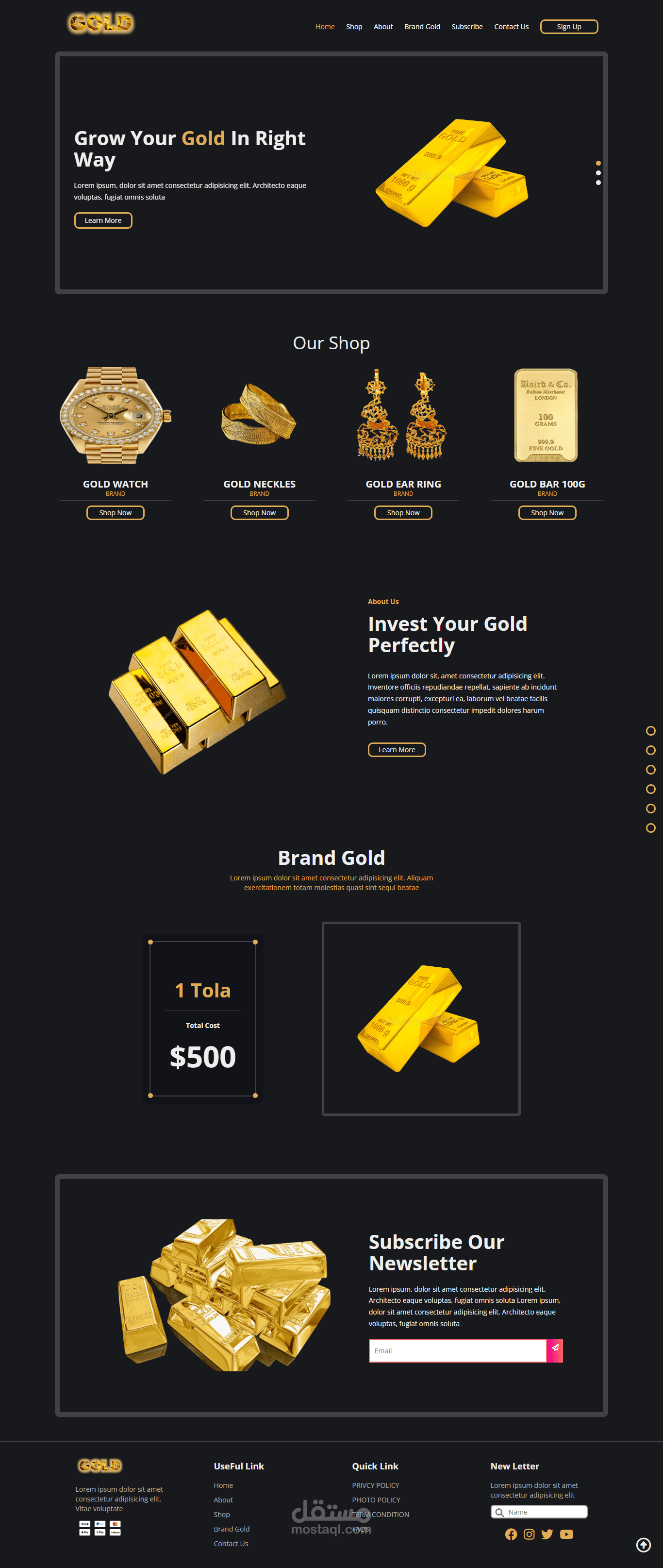 Gold Shop | مستقل