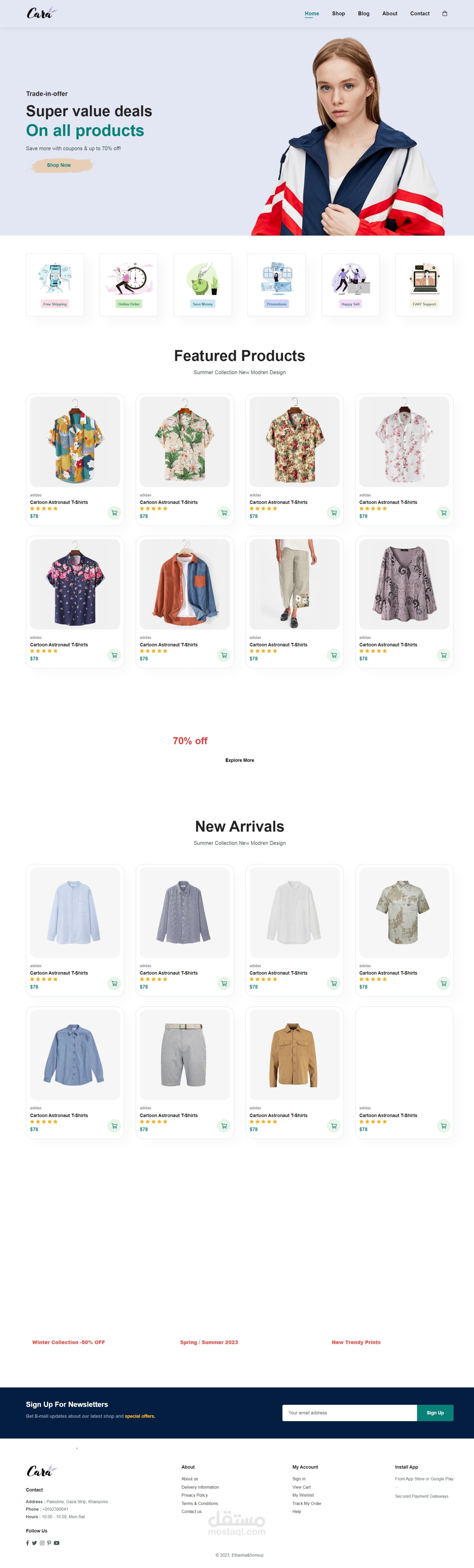 EcommerceStore full responsive | مستقل