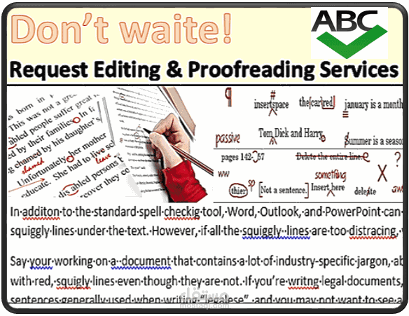Editing and Proofreading Documents | مستقل