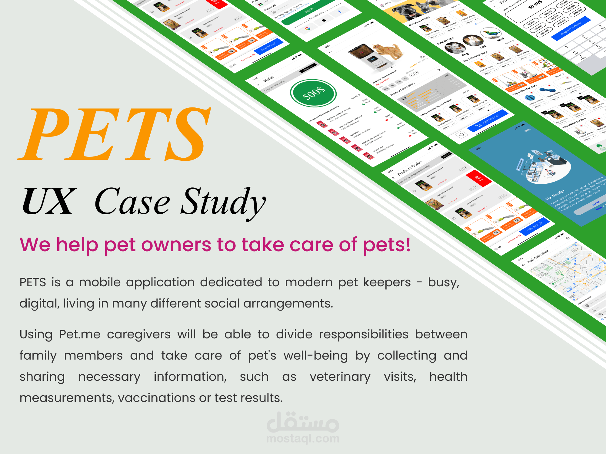 UX Case Study As Pets | مستقل
