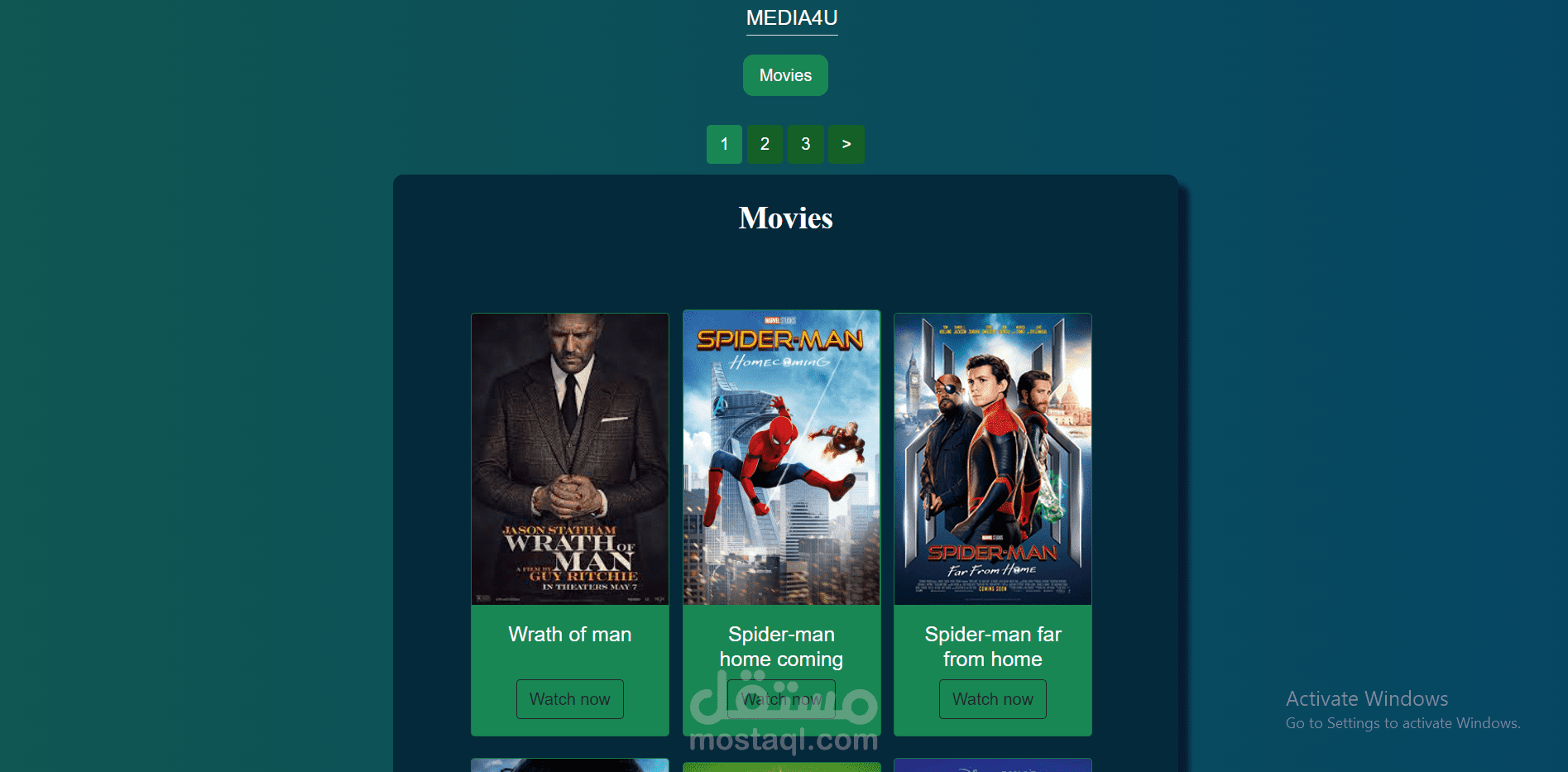 موقع من افضل تصاميمي | media4u | مستقل