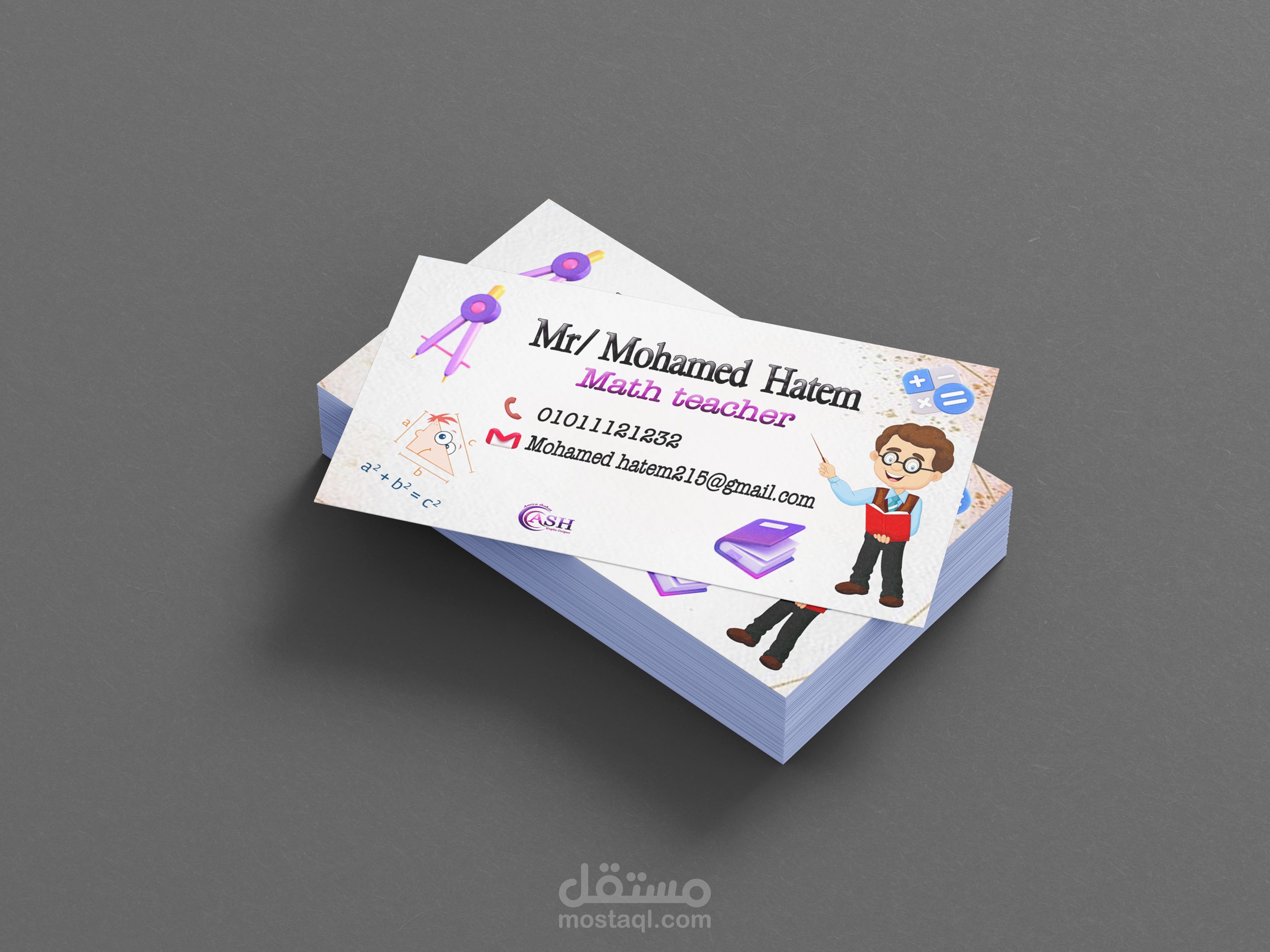 Business card teacher | مستقل
