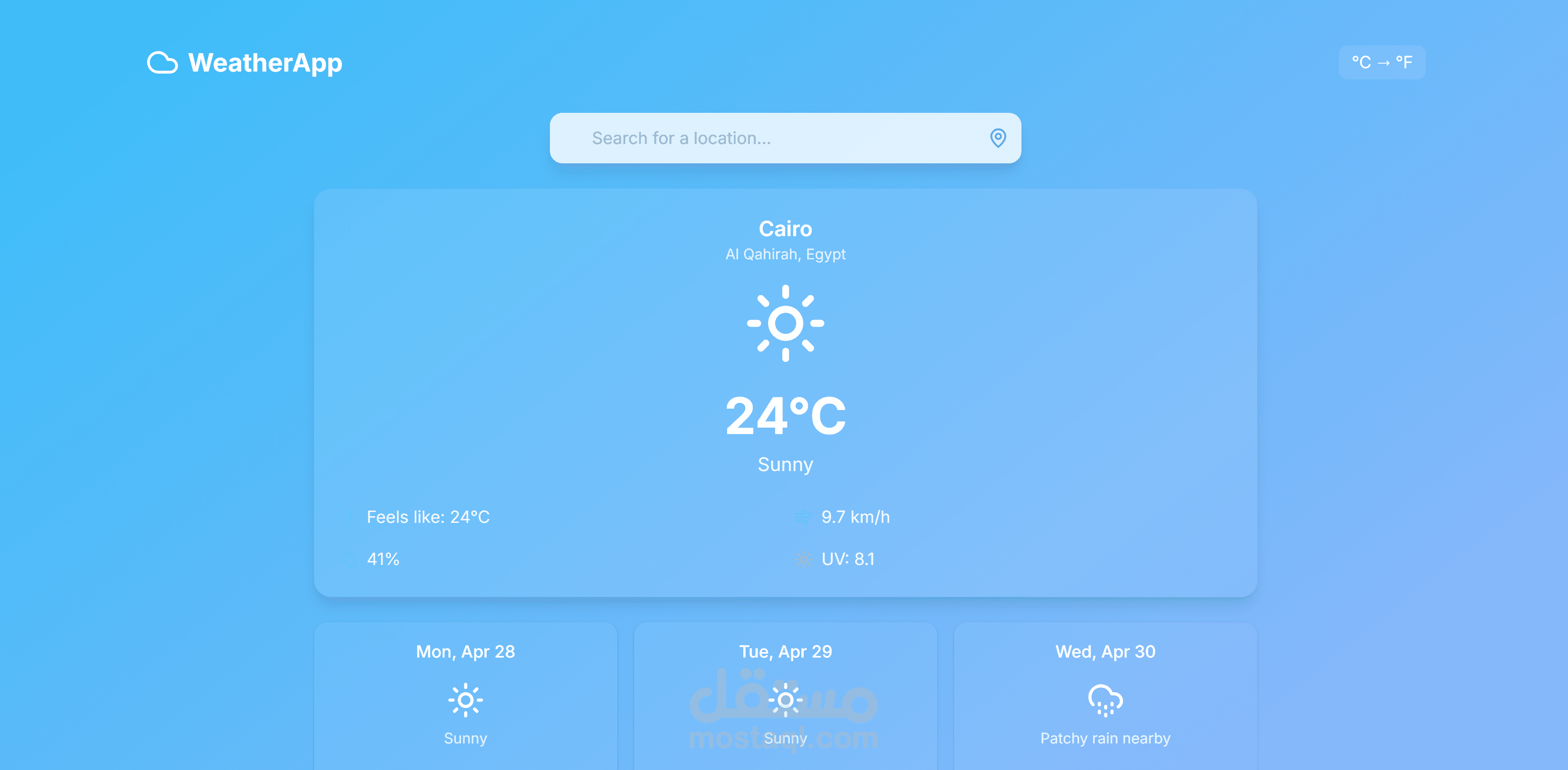 Weather App | مستقل