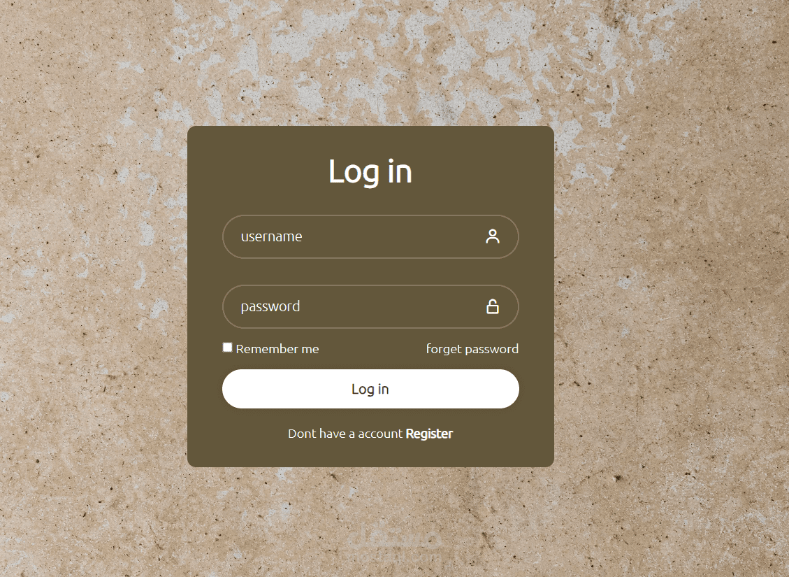 User Registration | مستقل