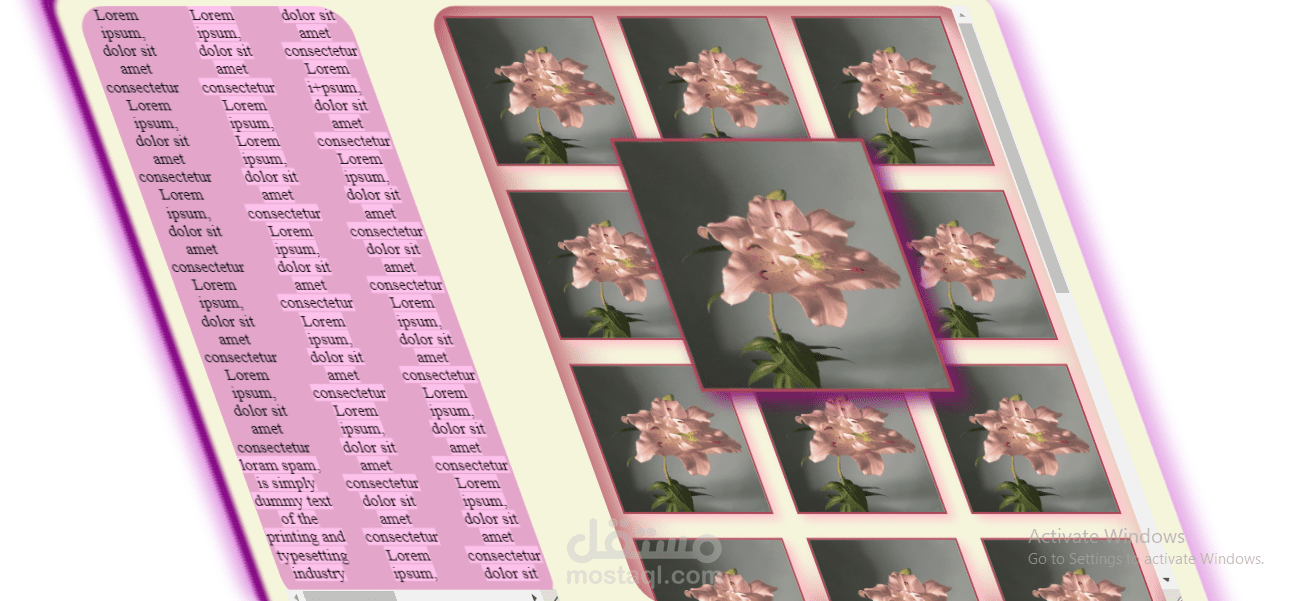 Responsive grid on all screens | مستقل
