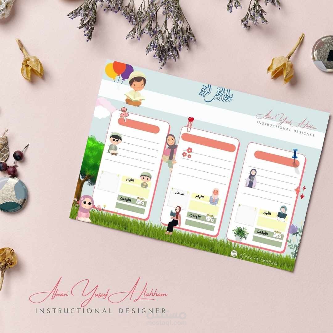 تصميم قوالب للكتابة | مستقل