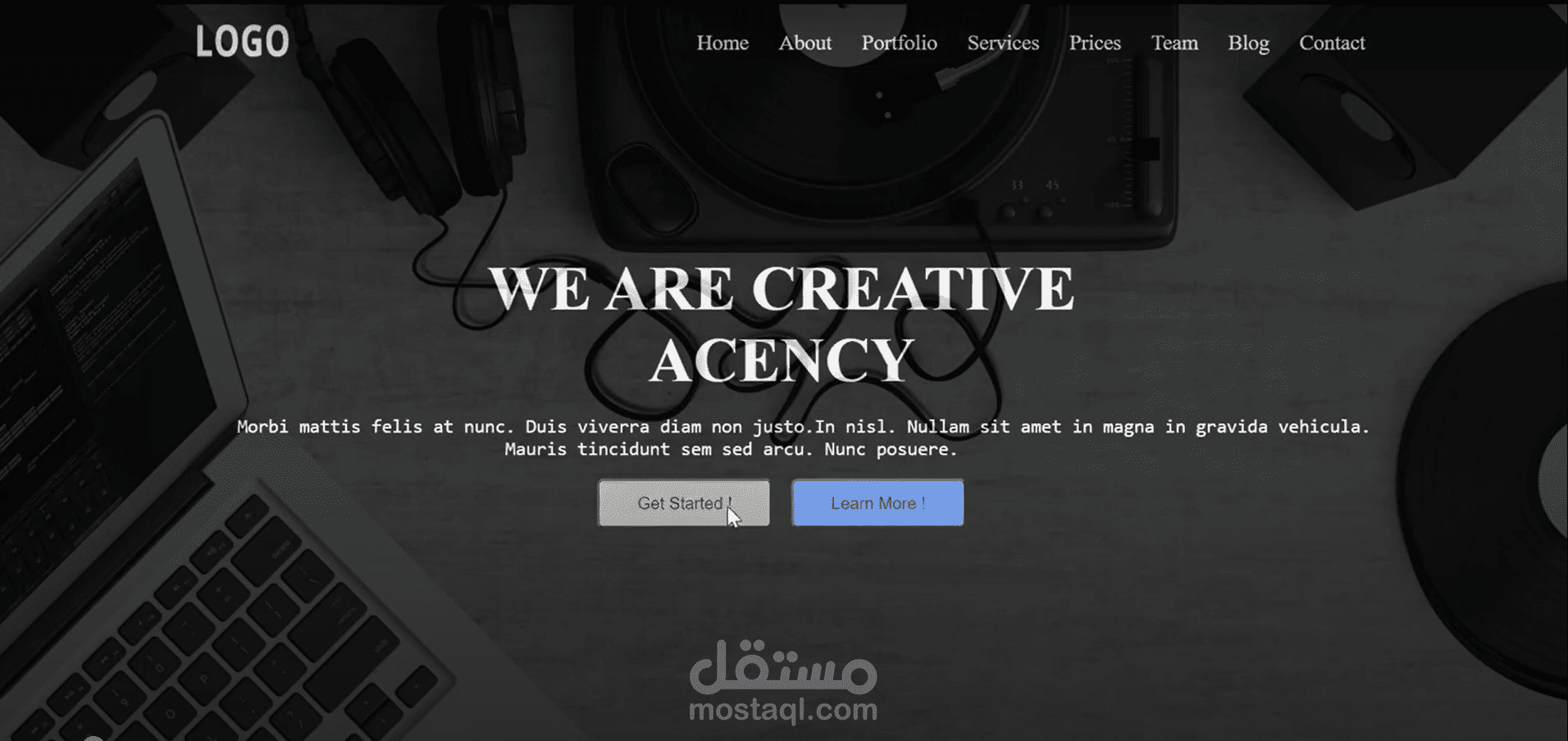 Web page for company | مستقل