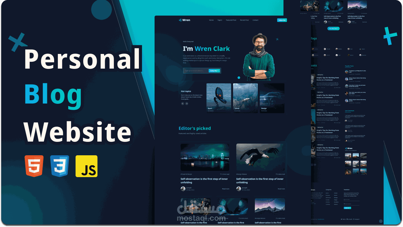 Personal Blog Website | مستقل