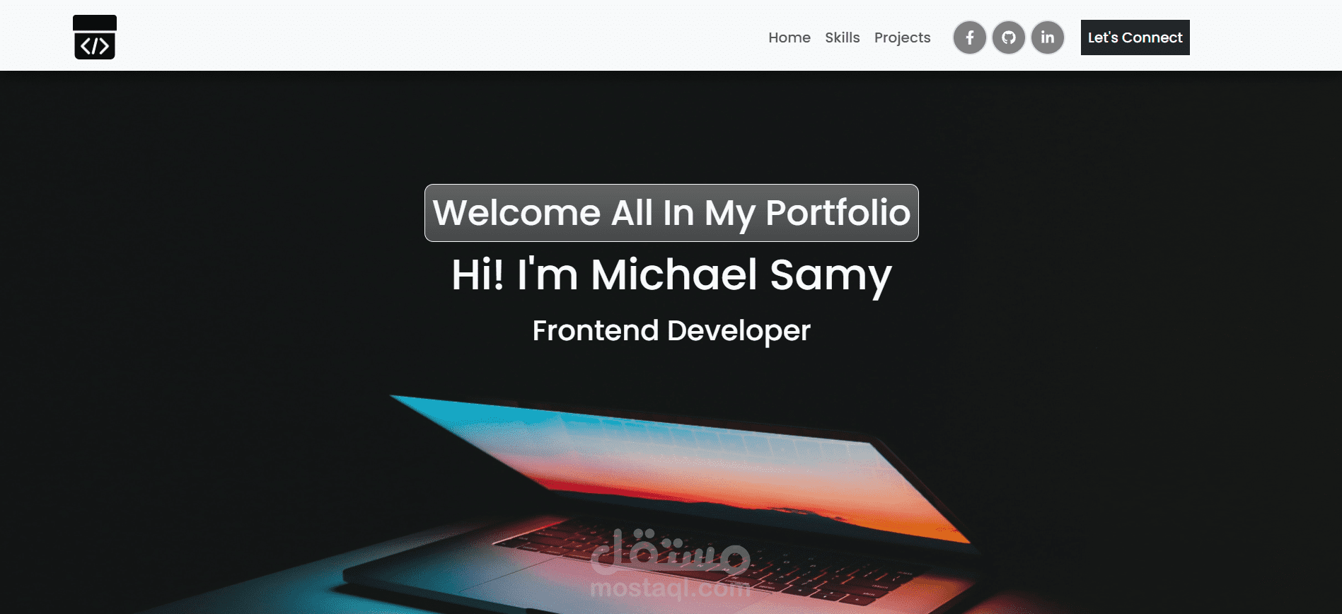 https://michaelsamy10.github.io/portfolio-react/ | مستقل