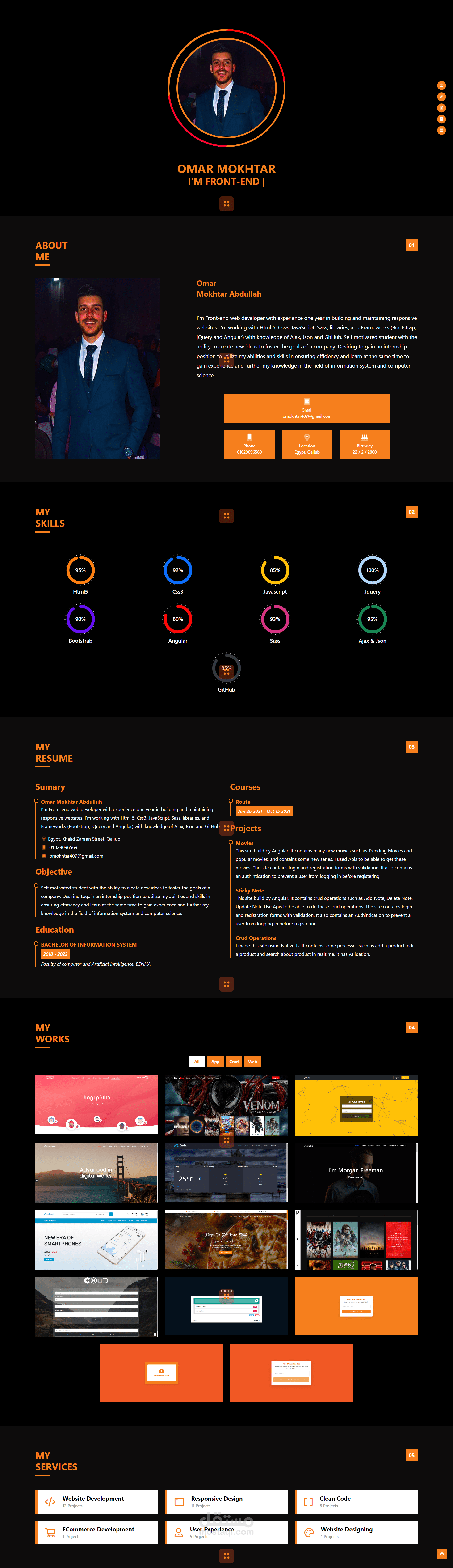 Front-End Websites | مستقل Front-End Websites | مستقل