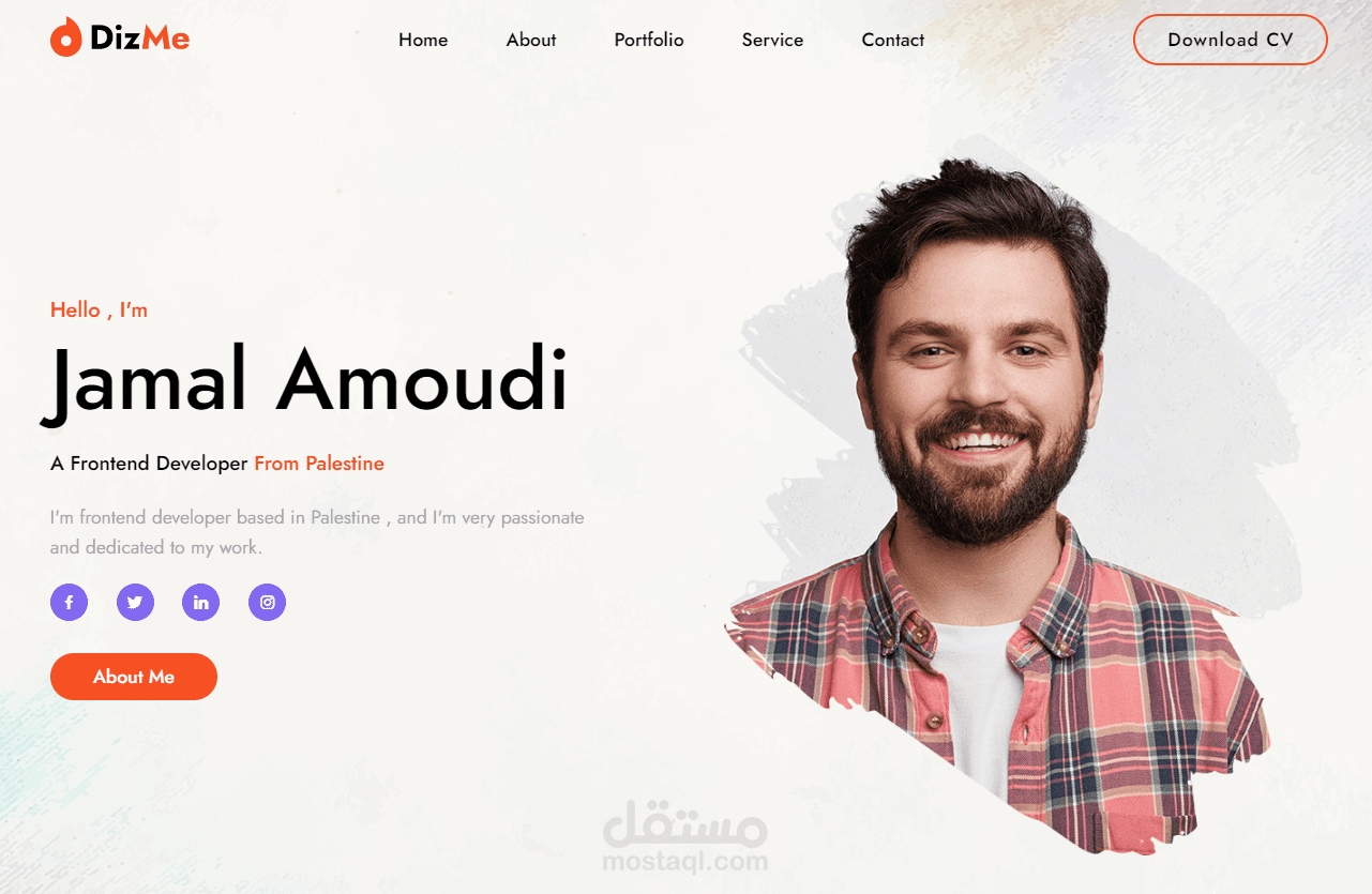 Personal Portfolio Website | مستقل
