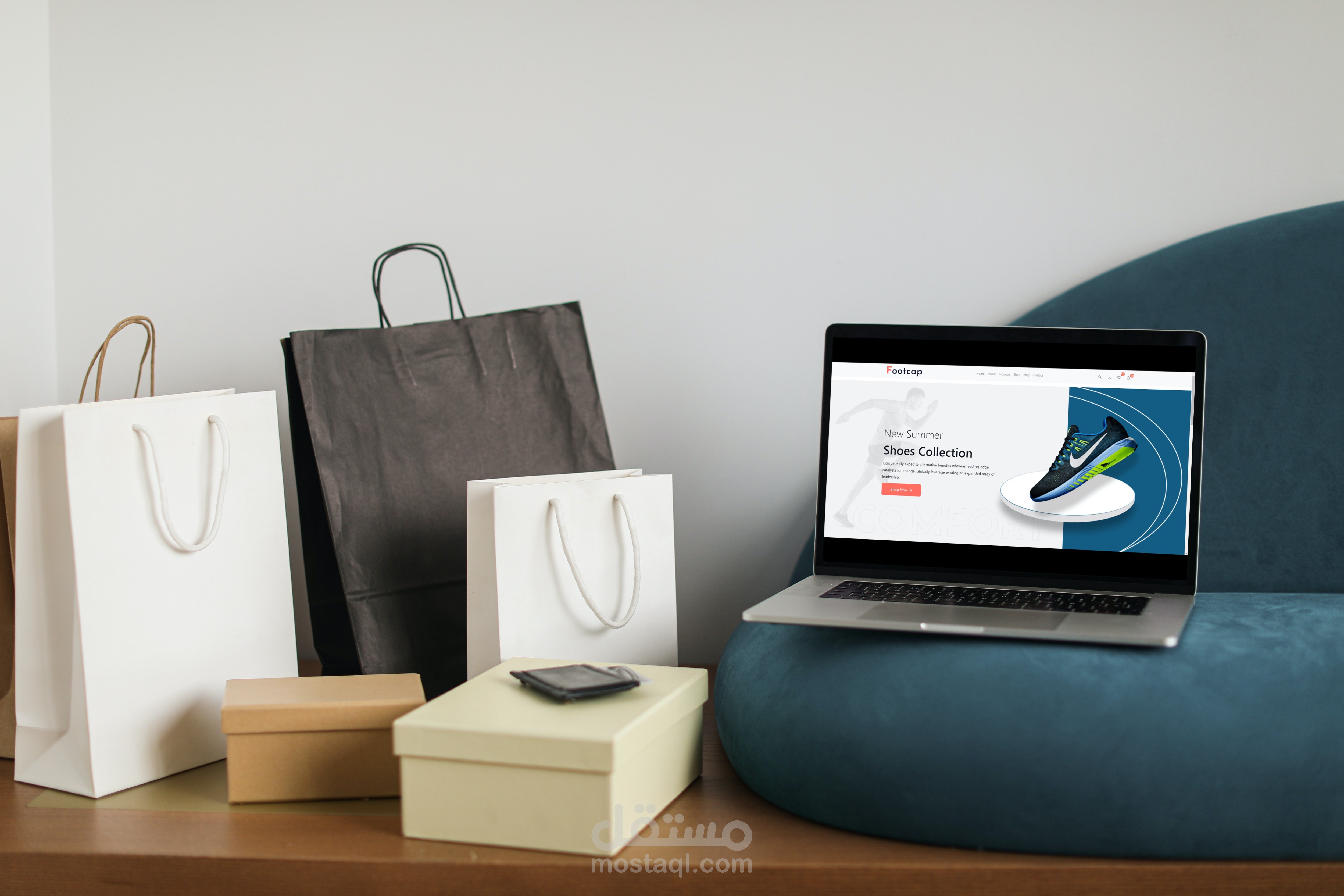 Footcap web site | مستقل