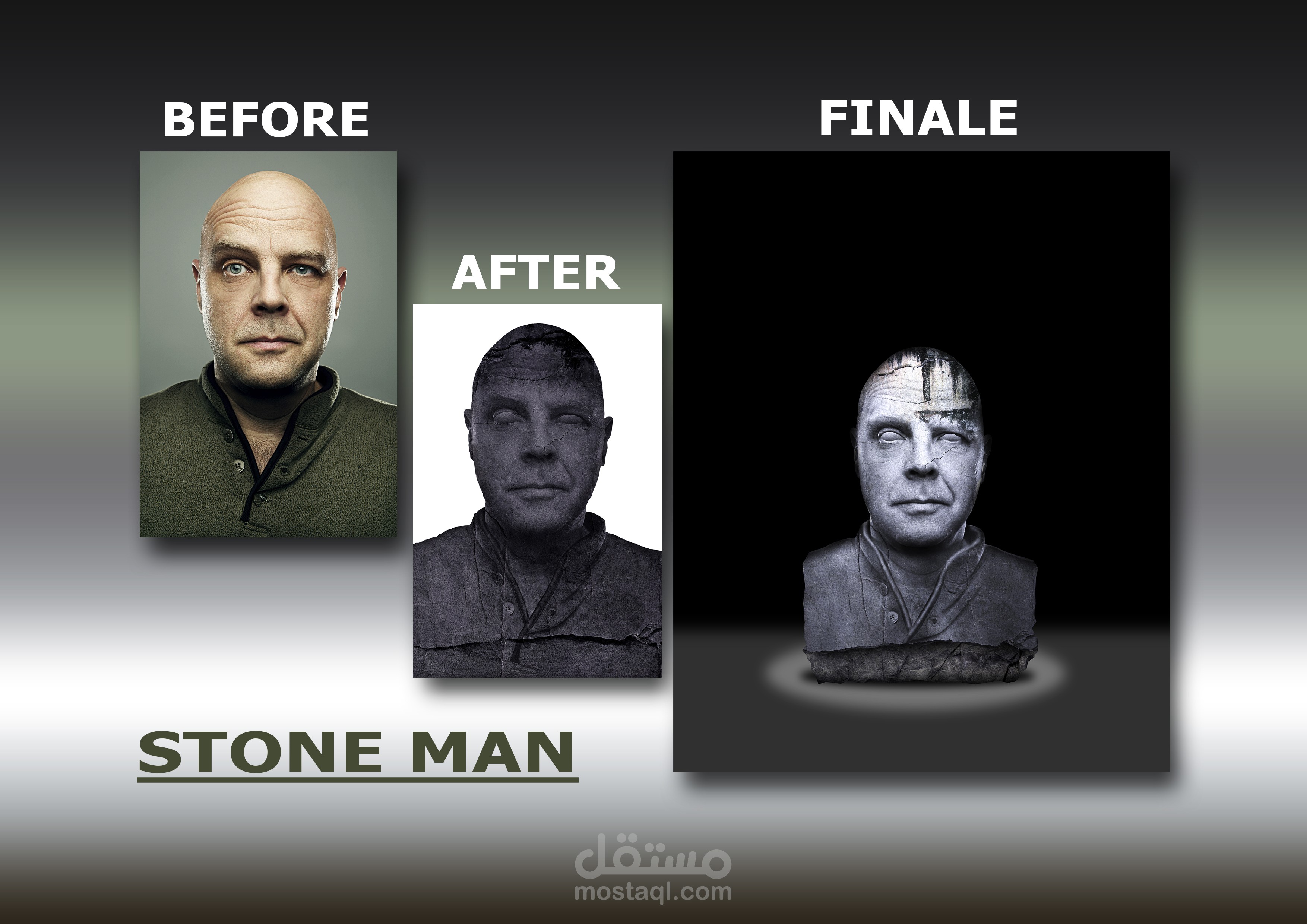 STONE MAN PORTRAIT | مستقل