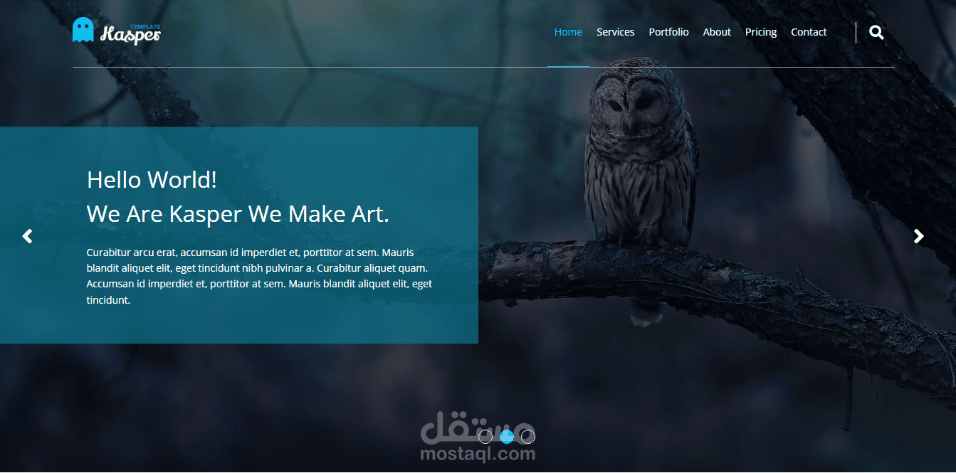 Kasper Template | مستقل