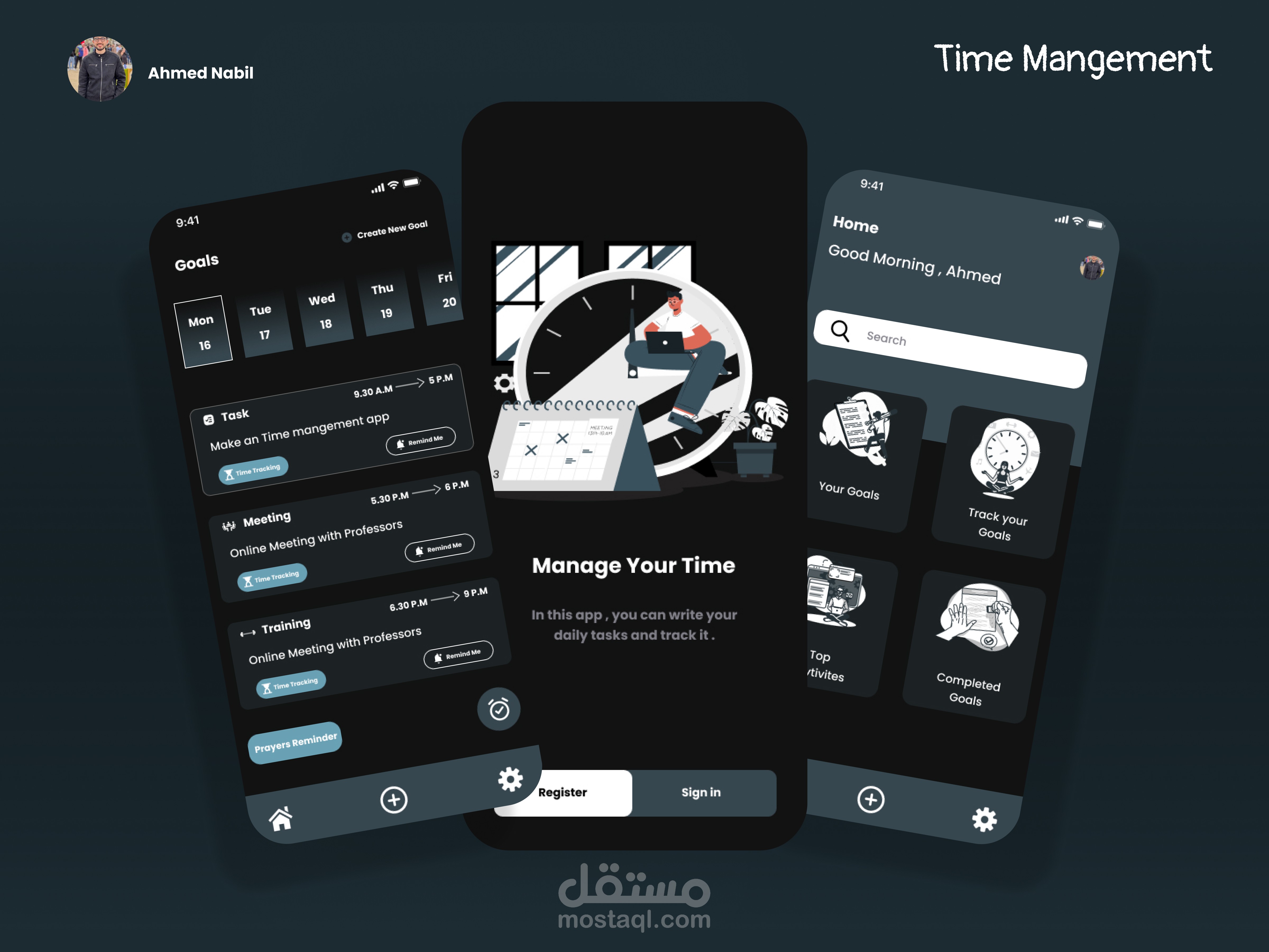 Time Mangement app | مستقل