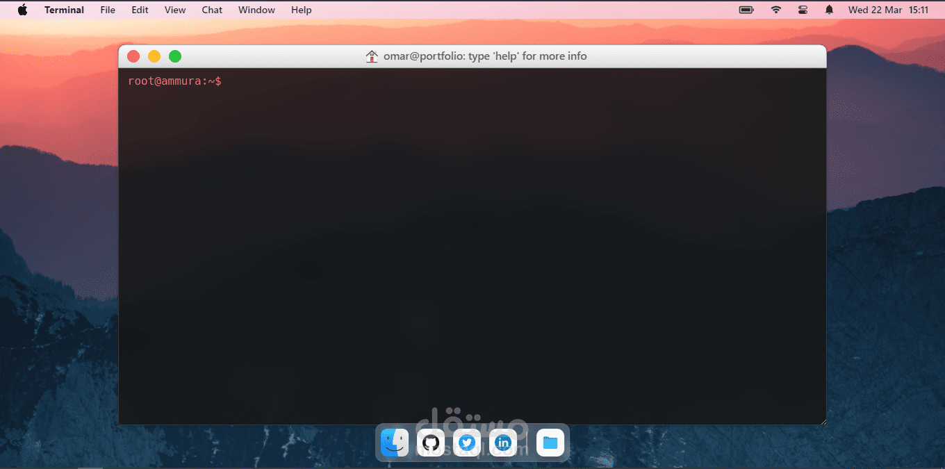 Personal Portfolio OsX version | مستقل Personal Portfolio OsX version | مستقل