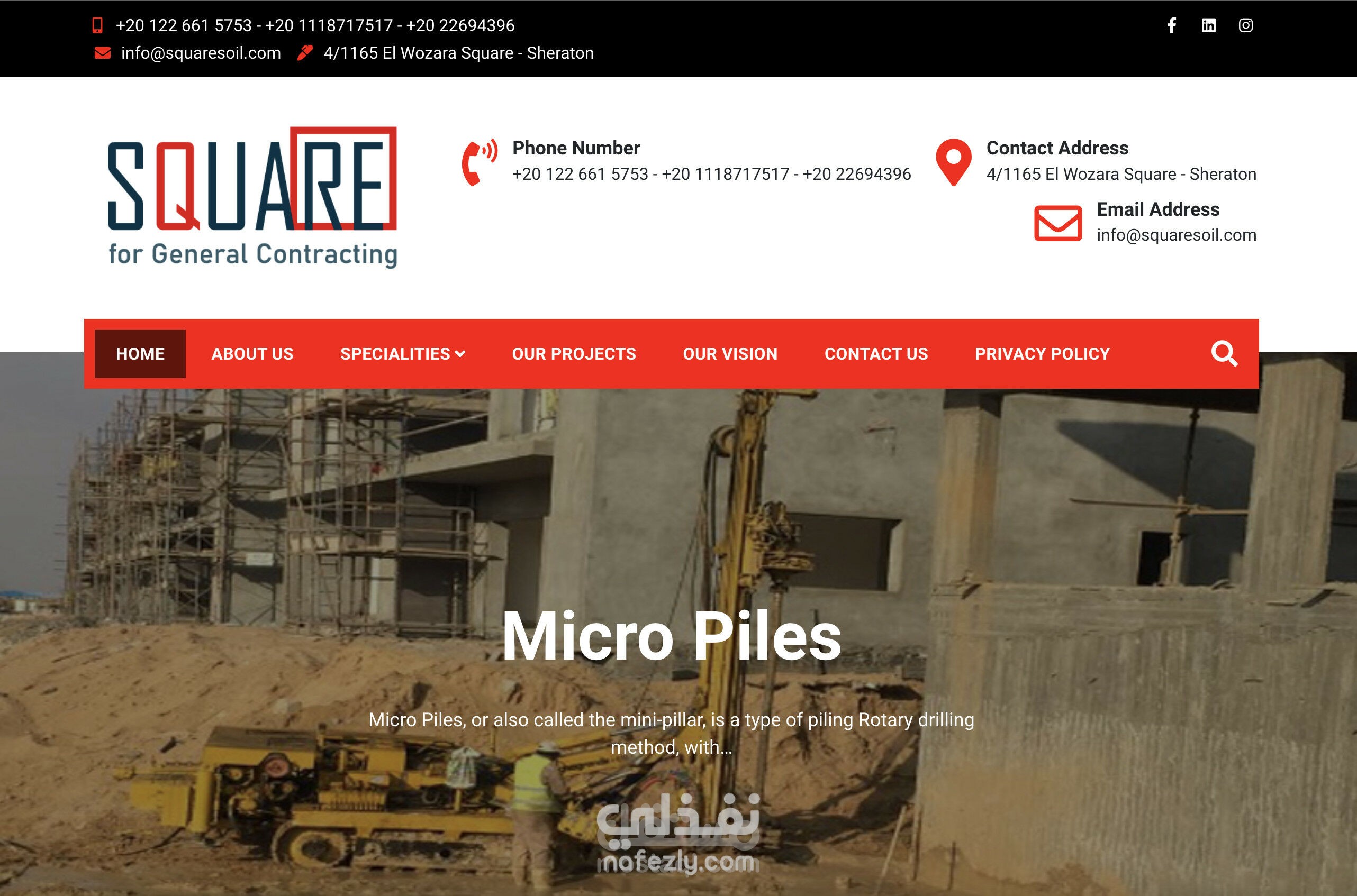 SQUARE for General Contracting | مستقل