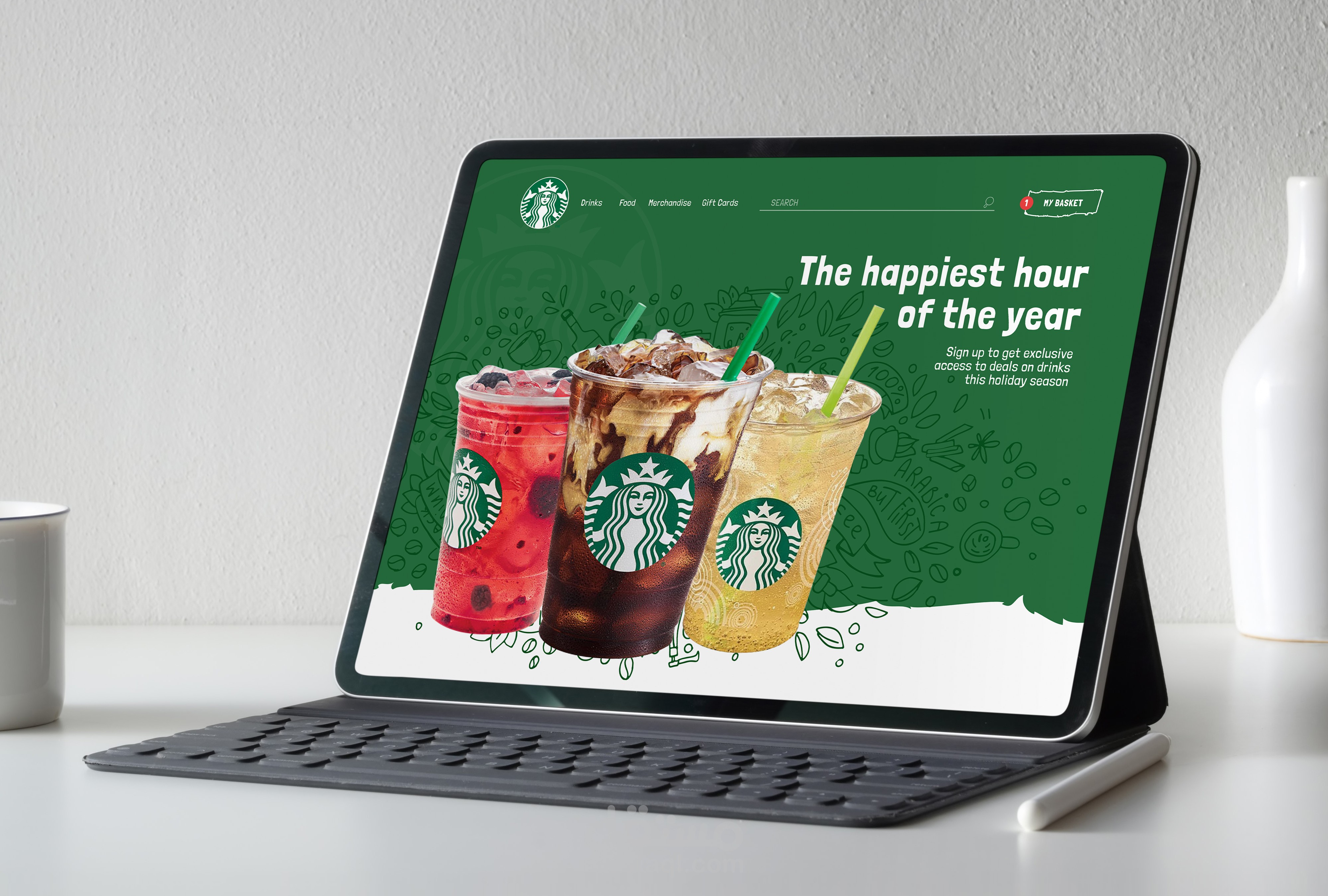 Starbucks | Re-design website | Modern UI | مستقل