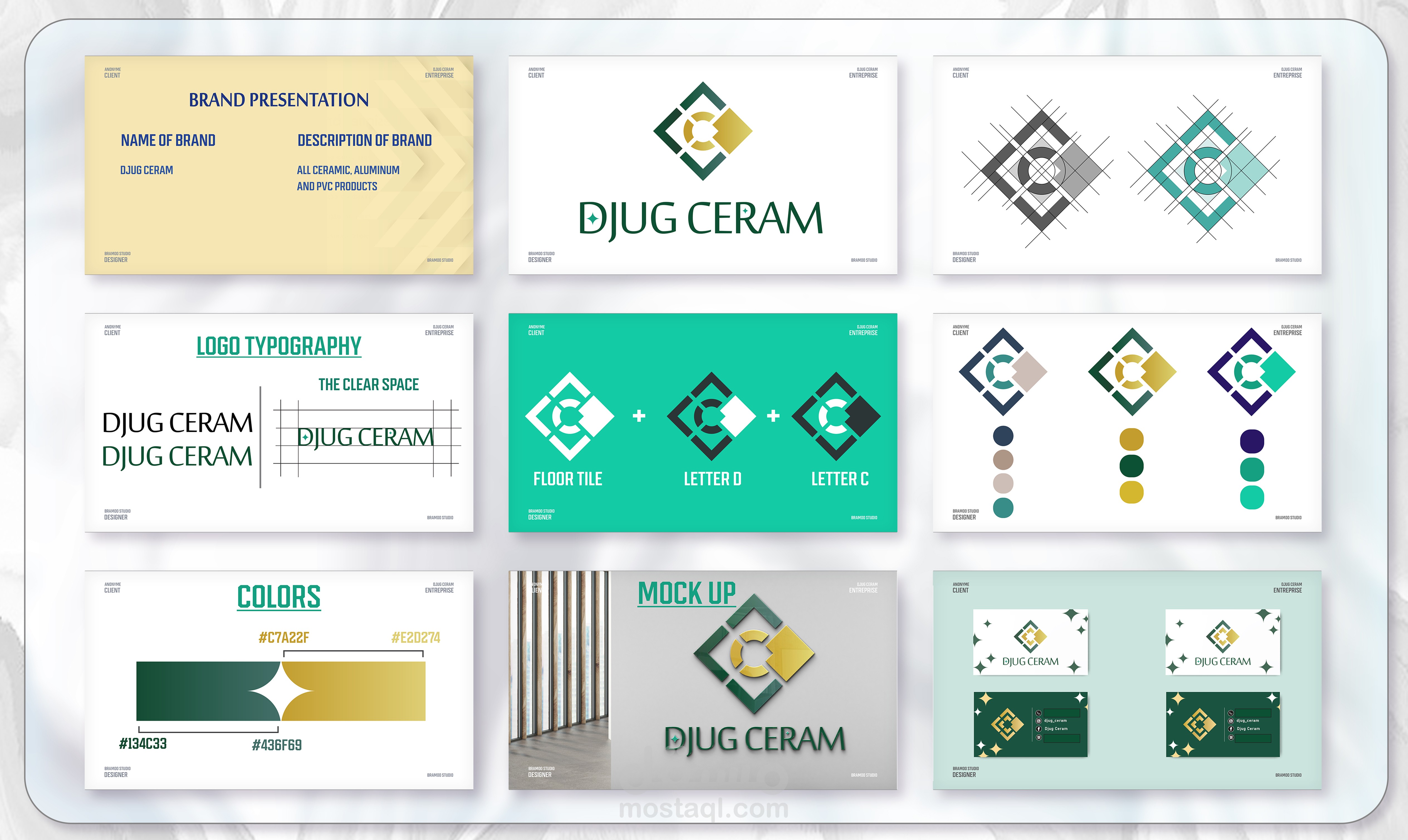 brand design, Djug Ceram | مستقل