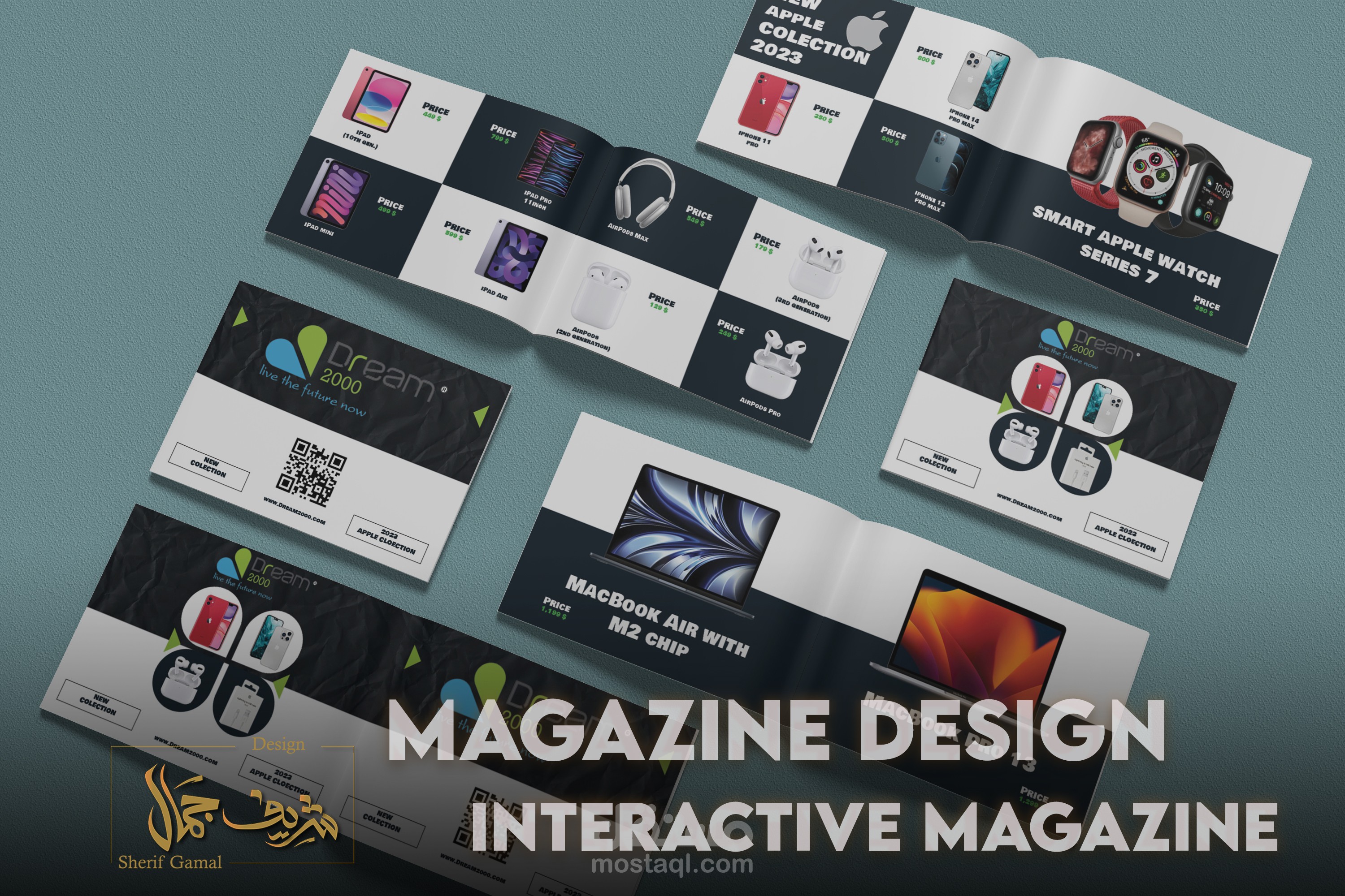 interactive catalog design | مستقل