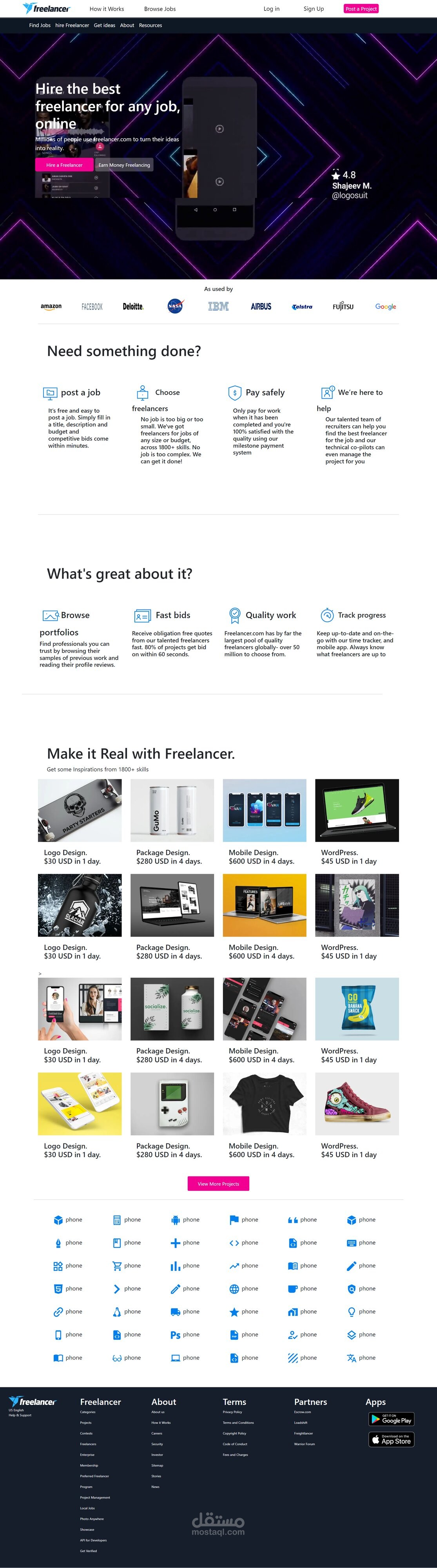 Freelancer-clone | مستقل