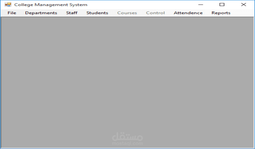 college management system | مستقل college management system | مستقل