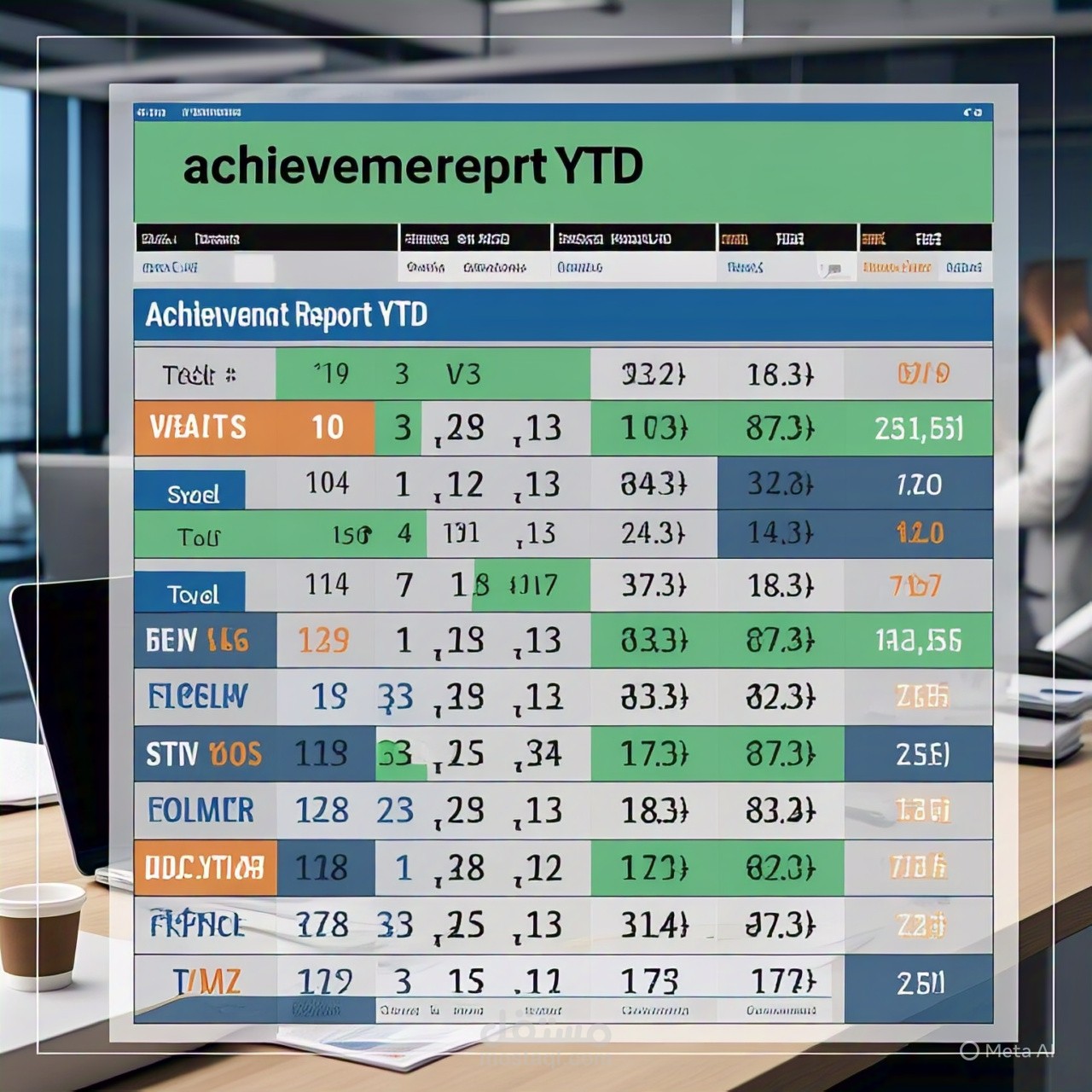 Achivement Report YTD (Year To Date) | مستقل