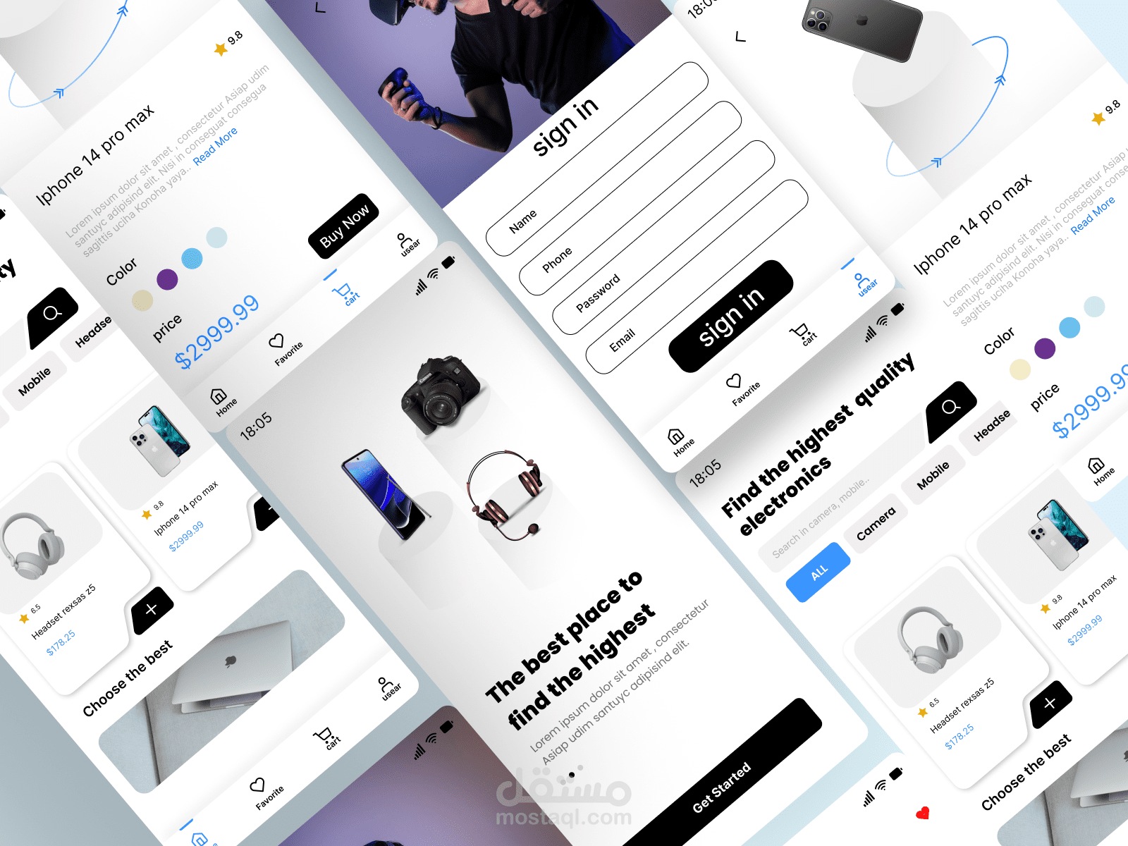 Electronics app | مستقل