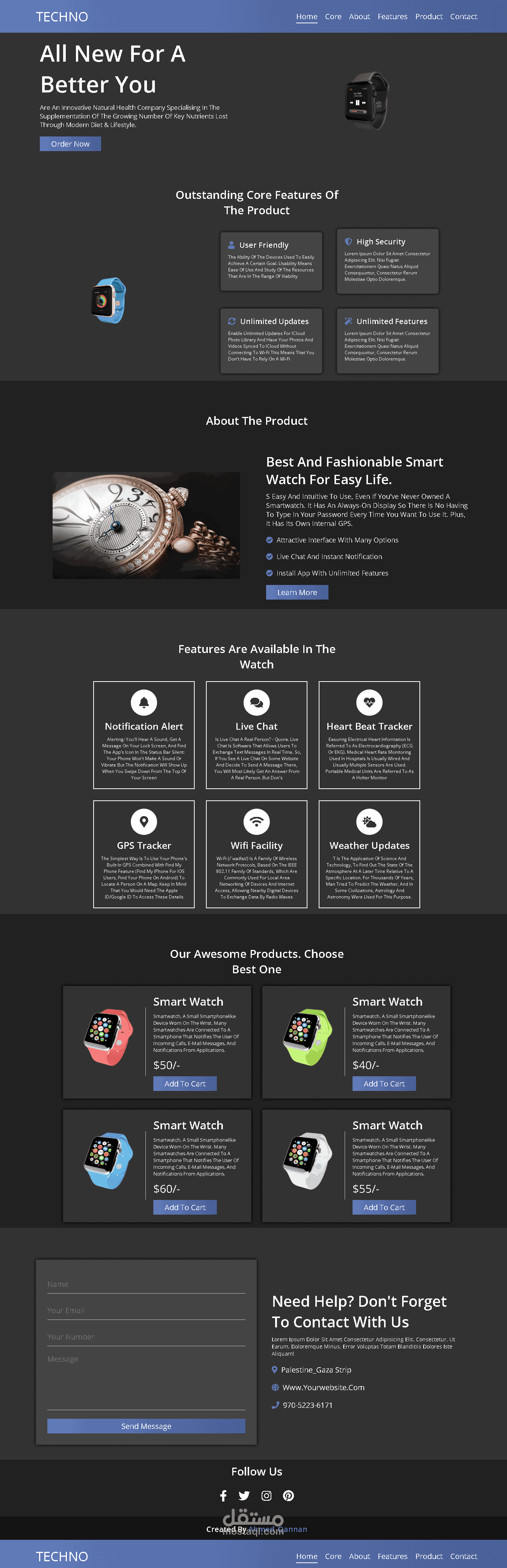 TECHNO-WebSite | مستقل