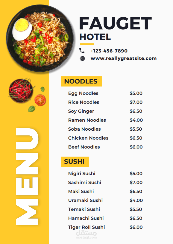 Profile For Restaurant | مستقل