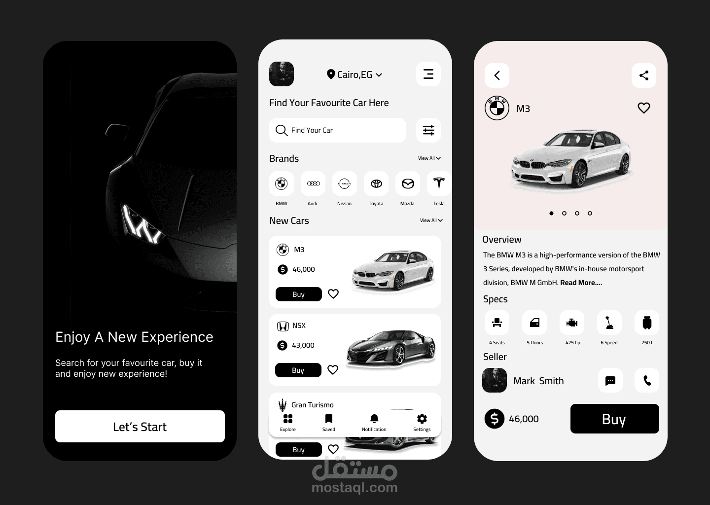Car Dealership Mobile App | مستقل
