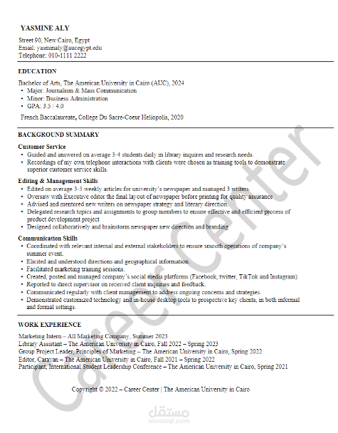 CV writing and Research papers | مستقل