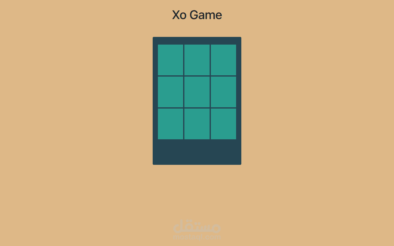 لعبة XO | مستقل